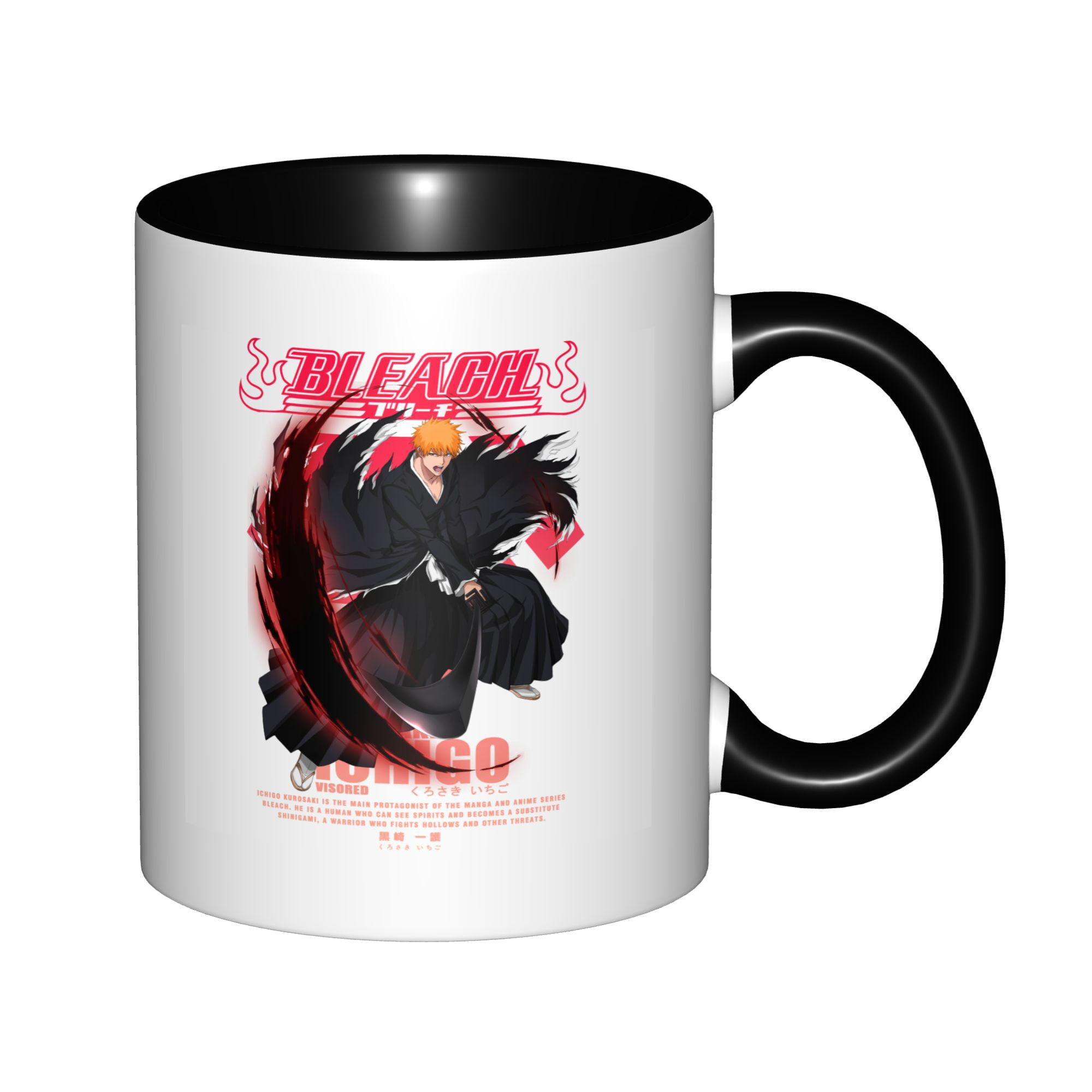 Porcelain Coffee Mug Home Decor Bleach Kurosaki Ichigo Coffee Cup for ...