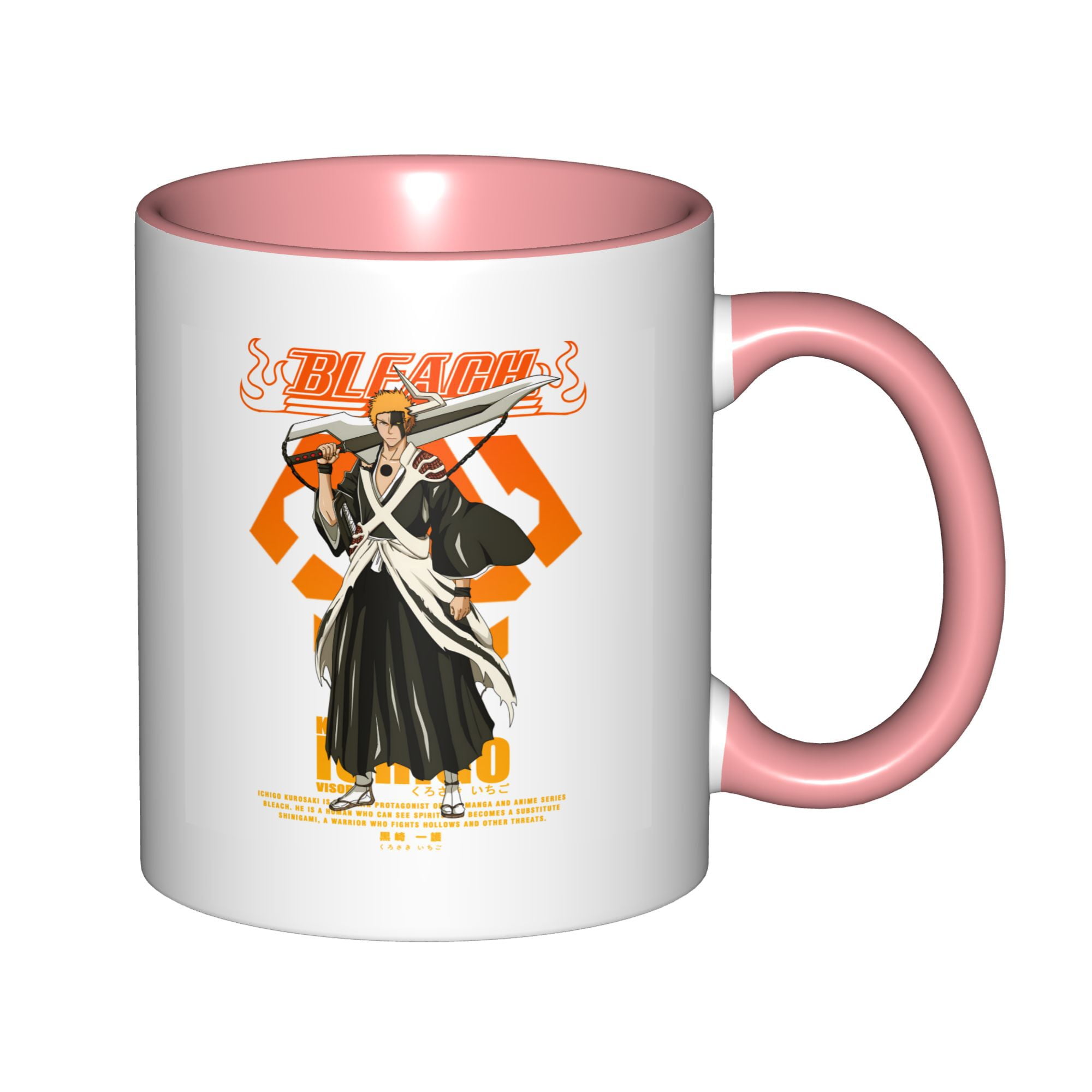 Porcelain Coffee Mug Home Decor Bleach Kurosaki Ichigo Coffee Cup for ...