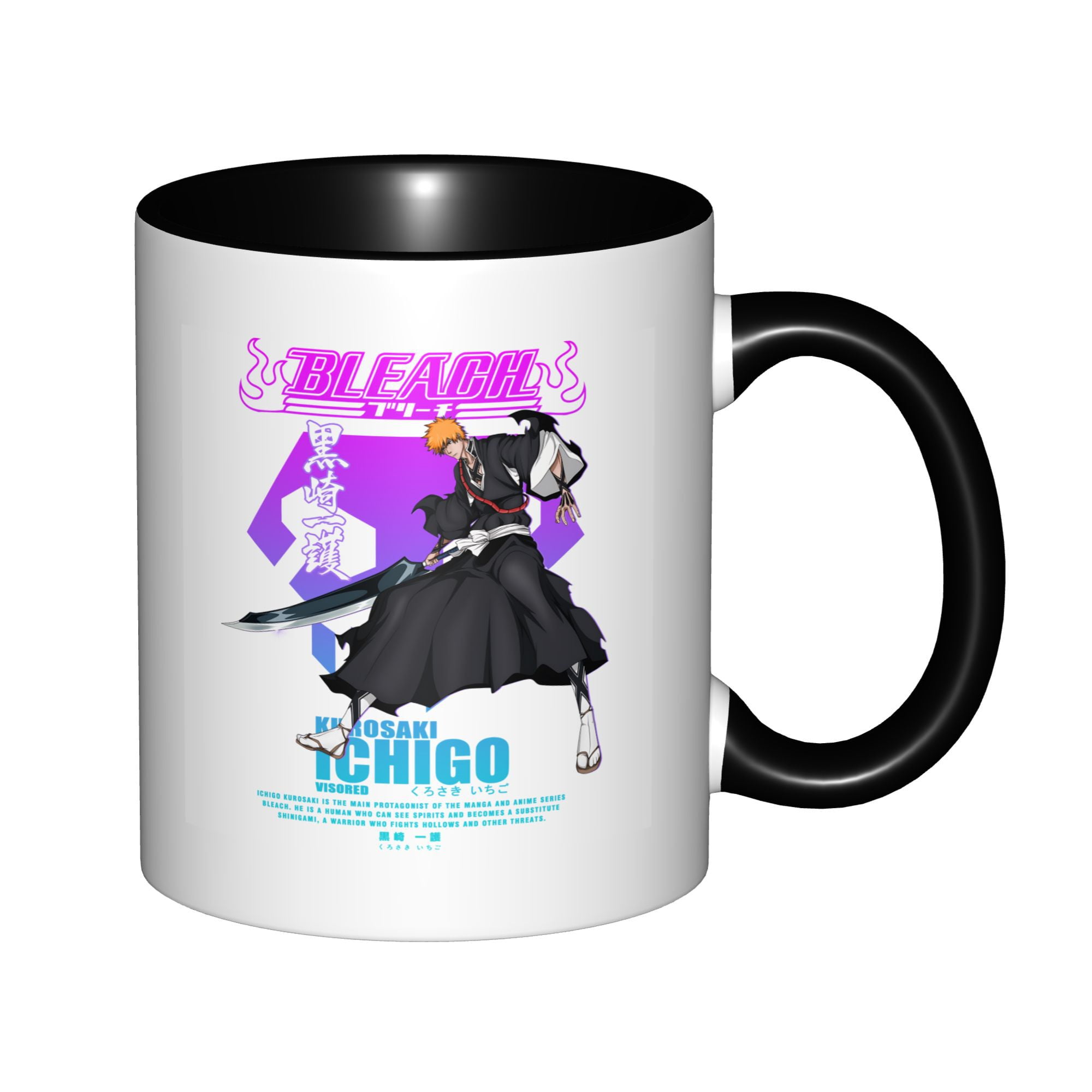 Porcelain Coffee Mug Home Decor Bleach Kurosaki Ichigo Coffee Cup for ...