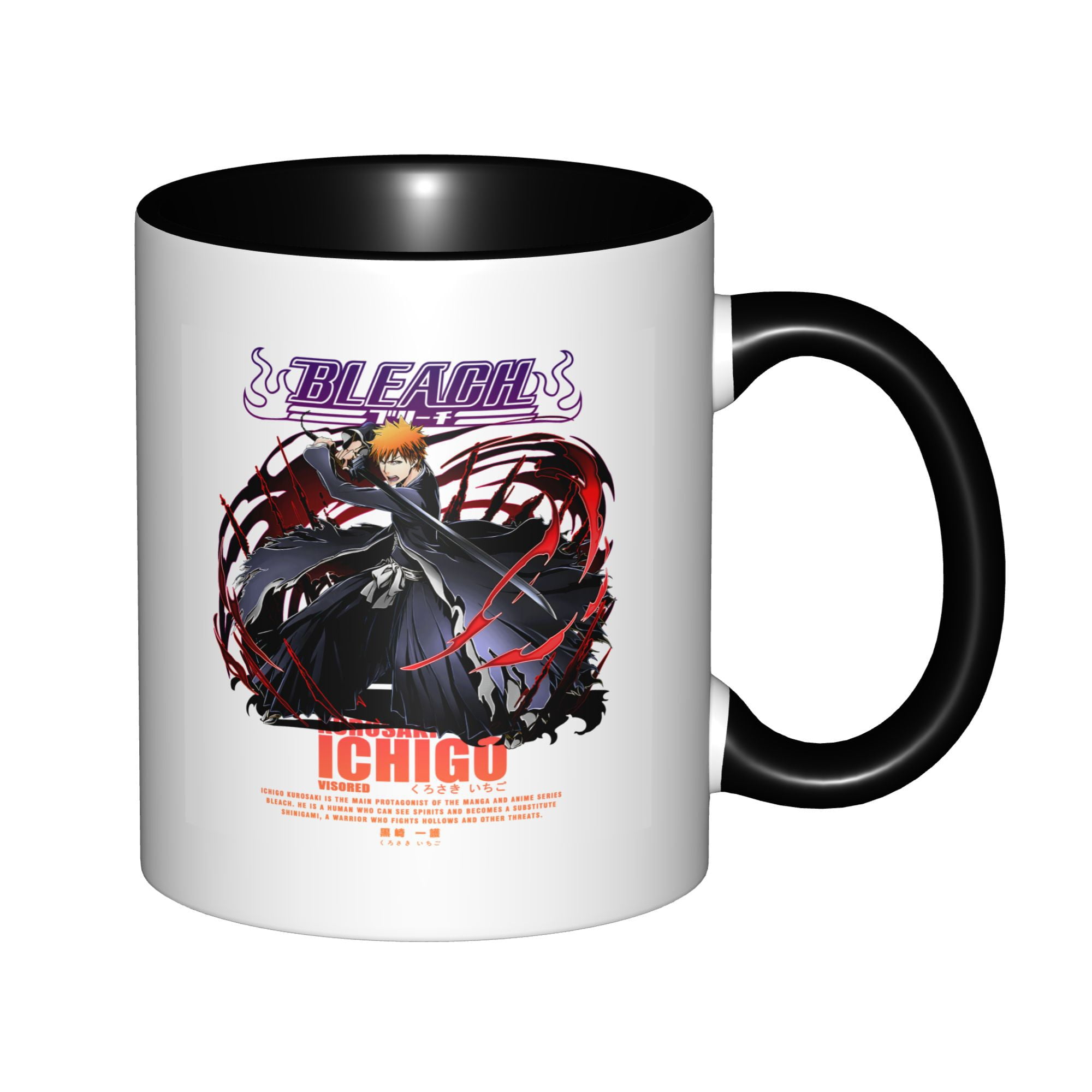 Porcelain Coffee Mug Home Decor Bleach Kurosaki Ichigo Coffee Cup for Tea Latte Cappuccino Milk ...