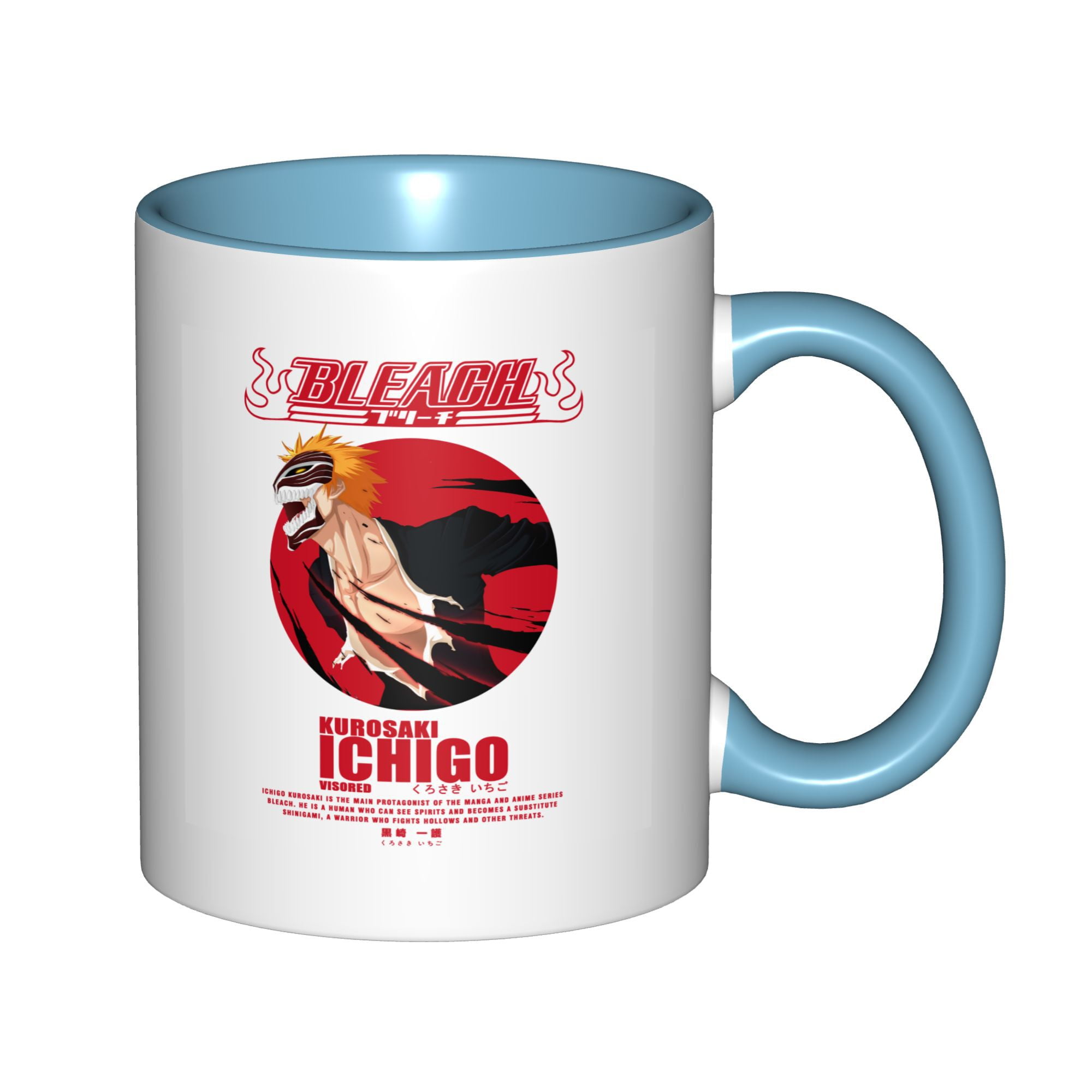 Porcelain Coffee Mug Home Decor Bleach Kurosaki Ichigo Coffee Cup for Tea Latte Cappuccino Milk ...