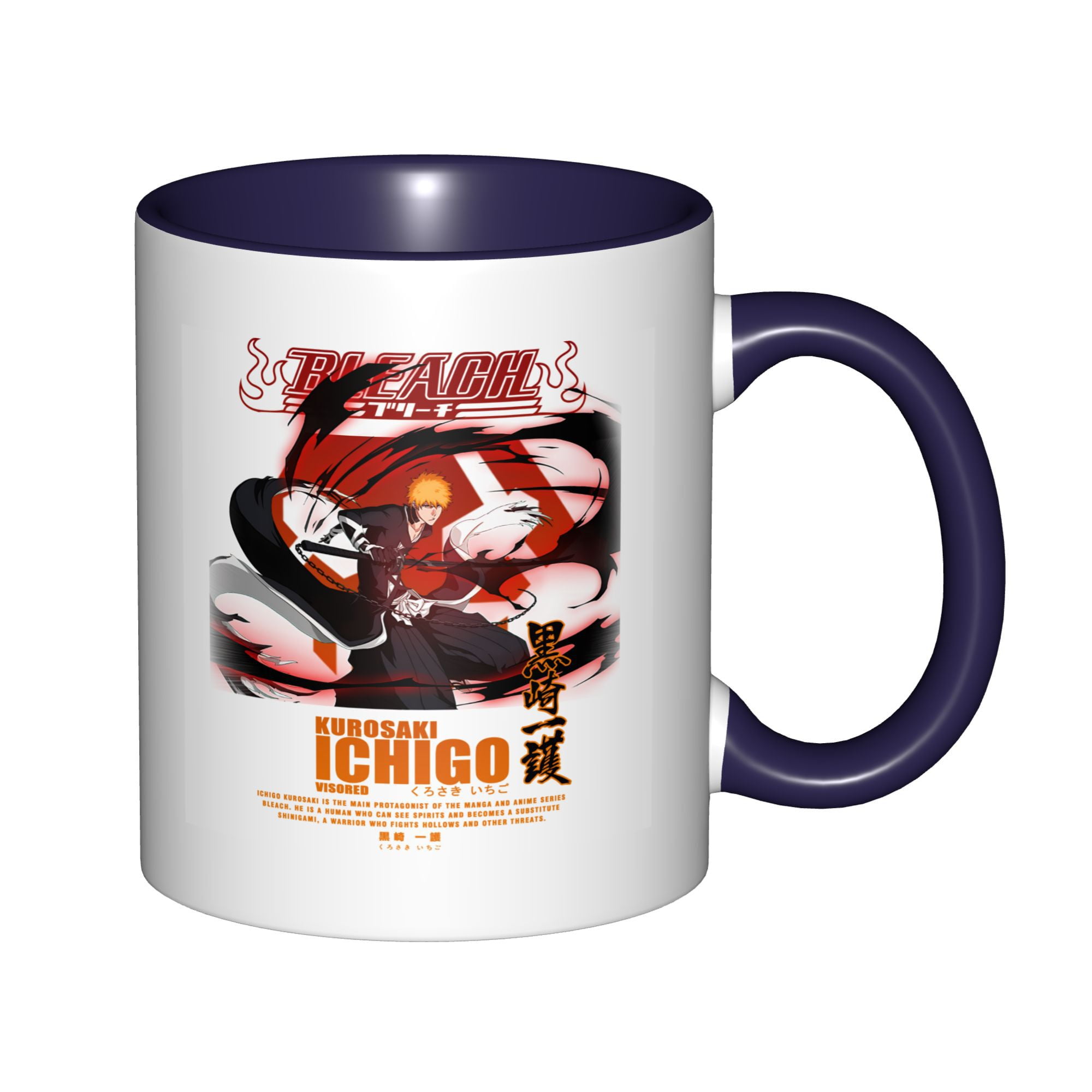 Porcelain Coffee Mug Home Decor Bleach Kurosaki Ichigo Coffee Cup for ...