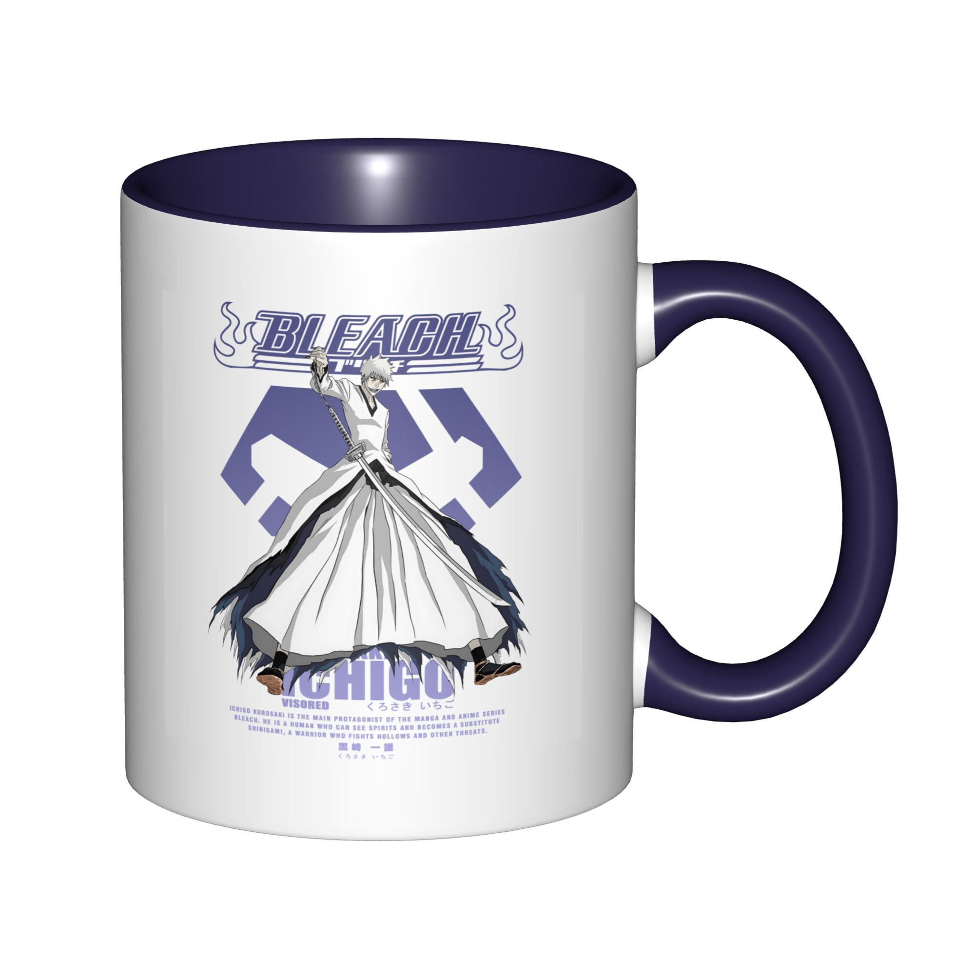 Porcelain Coffee Mug Home Decor Bleach Kurosaki Ichigo Coffee Cup for ...