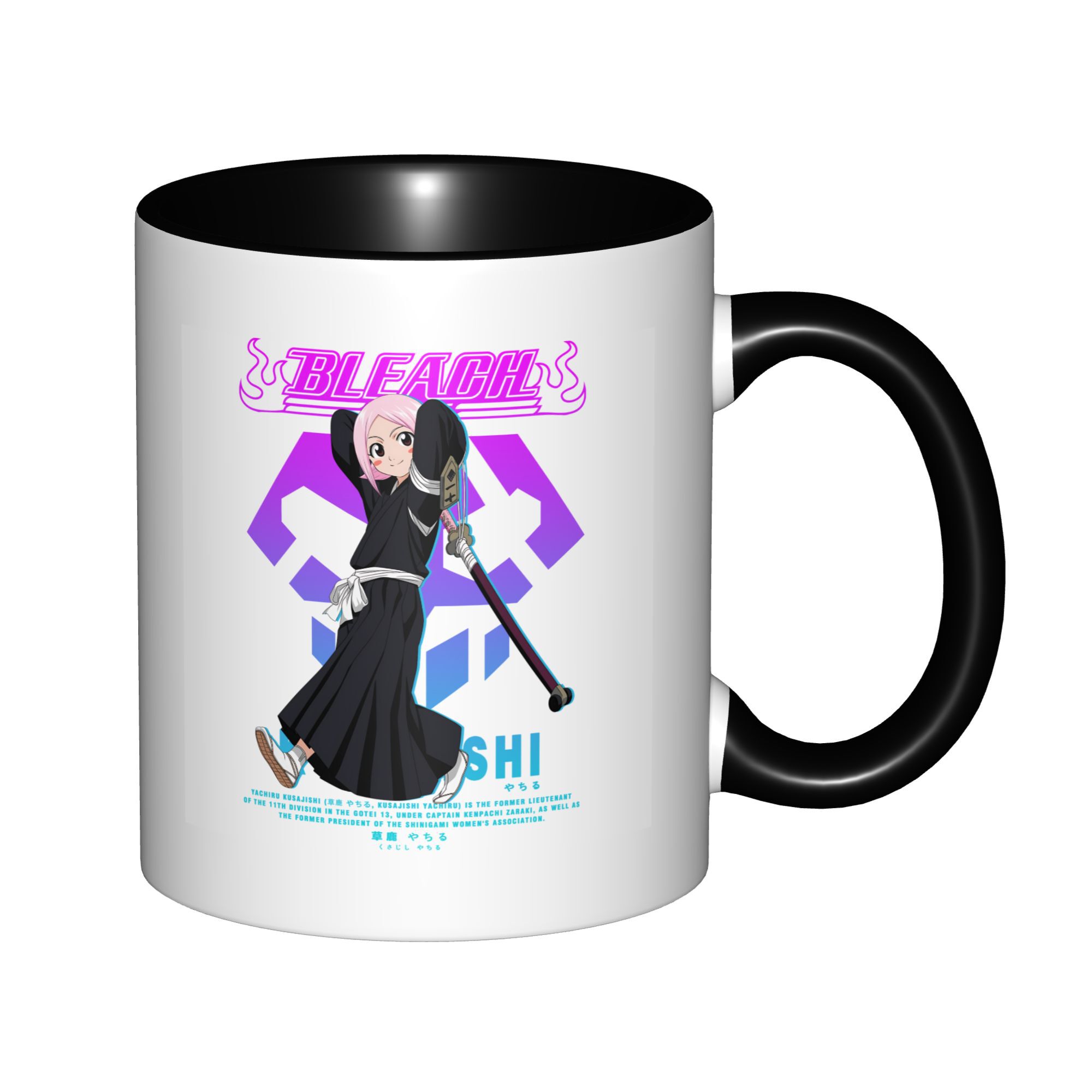 Porcelain Coffee Mug Home Decor Bleach Kusajishi Yachiru Coffee Cup for ...