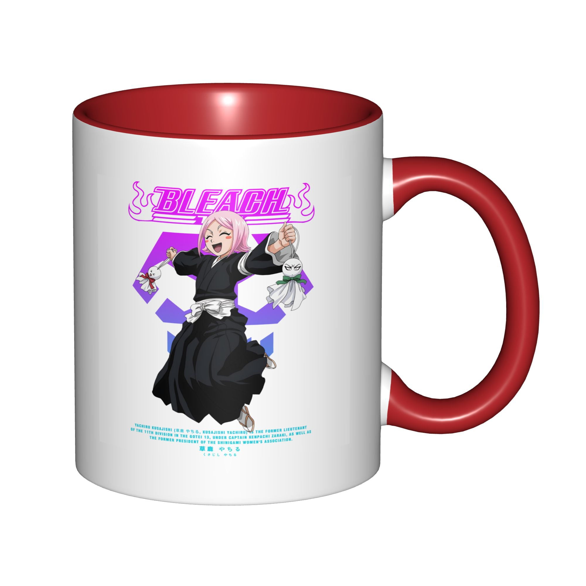 Porcelain Coffee Mug Home Decor Bleach Kusajishi Yachiru Coffee Cup for ...