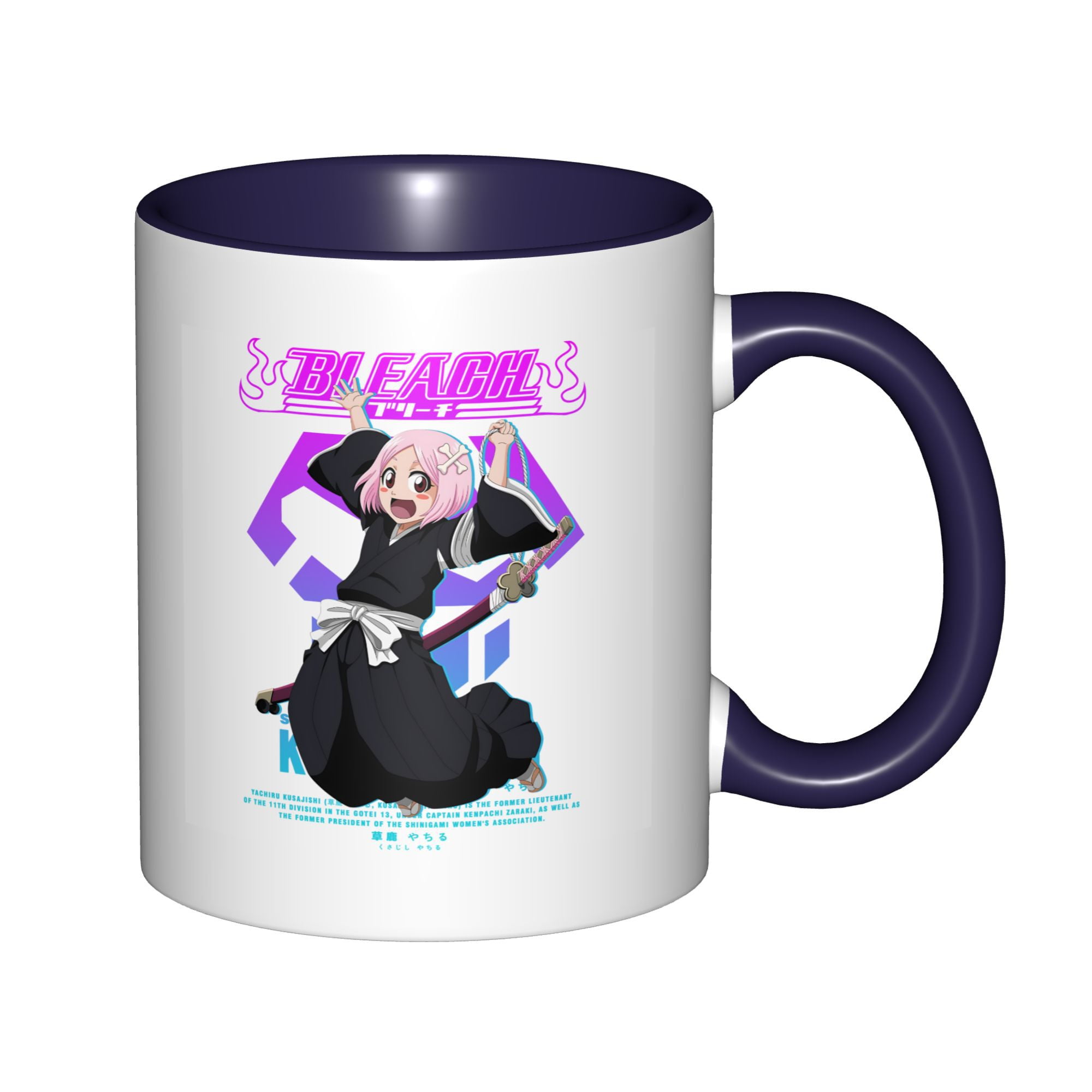 Porcelain Coffee Mug Home Decor Bleach Kusajishi Yachiru Coffee Cup for ...