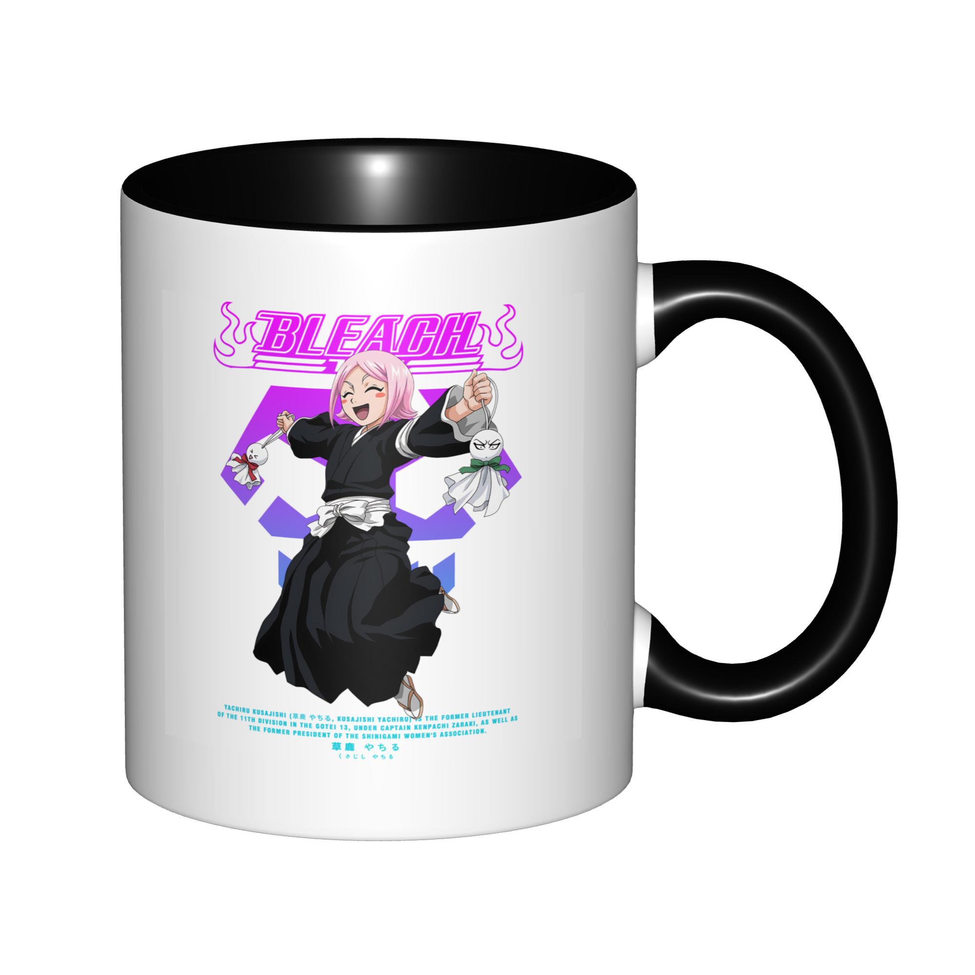 Porcelain Coffee Mug Home Decor Bleach Kusajishi Yachiru Coffee Cup for ...