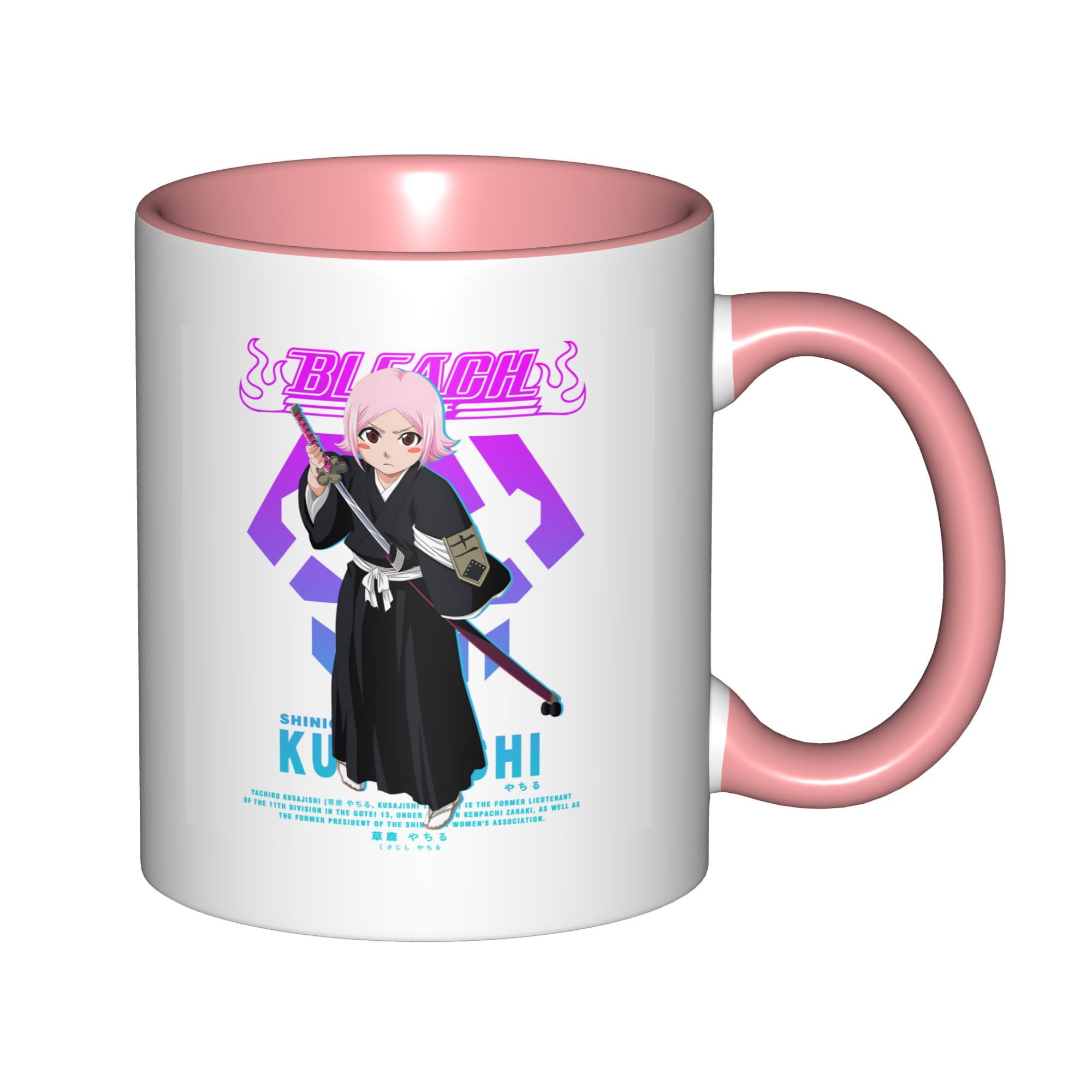 Porcelain Coffee Mug Home Decor Bleach Kusajishi Yachiru Coffee Cup for ...