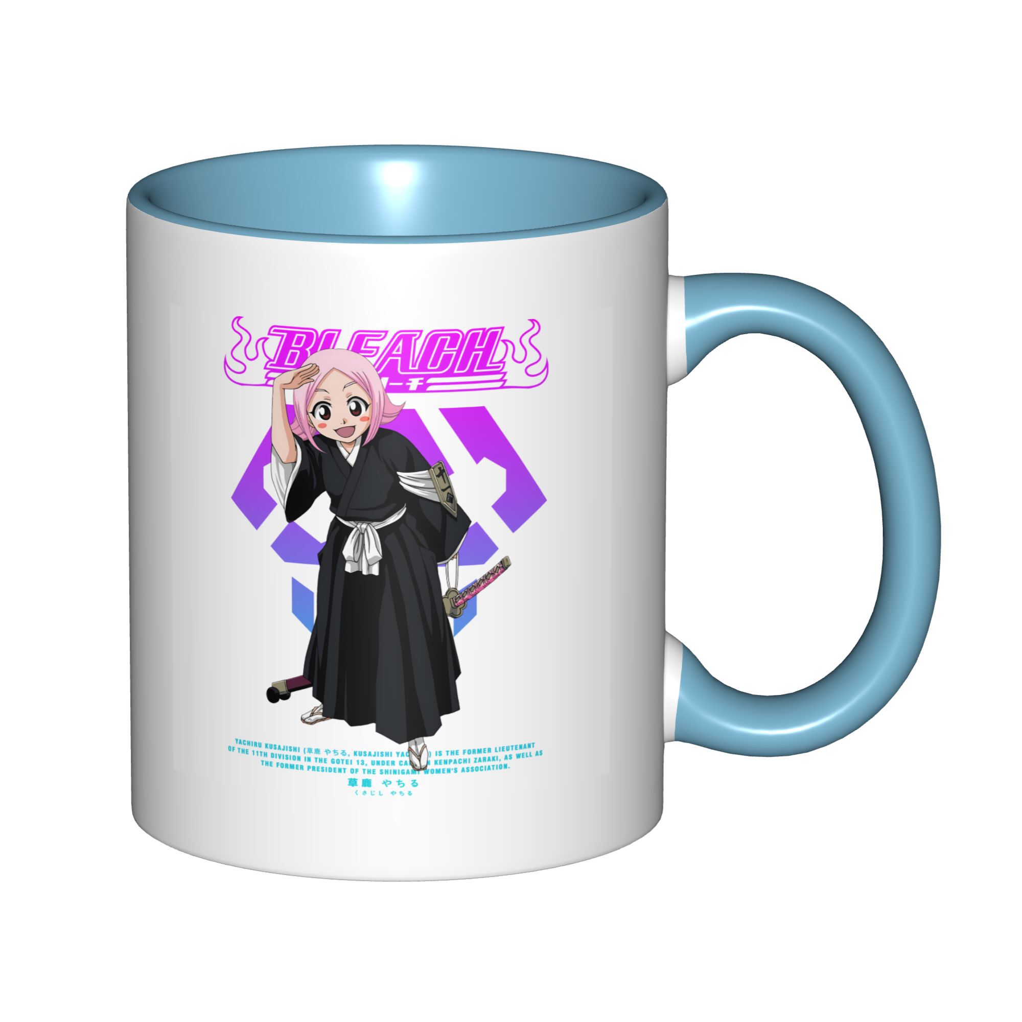 Porcelain Coffee Mug Home Decor Bleach Kusajishi Yachiru Coffee Cup for ...
