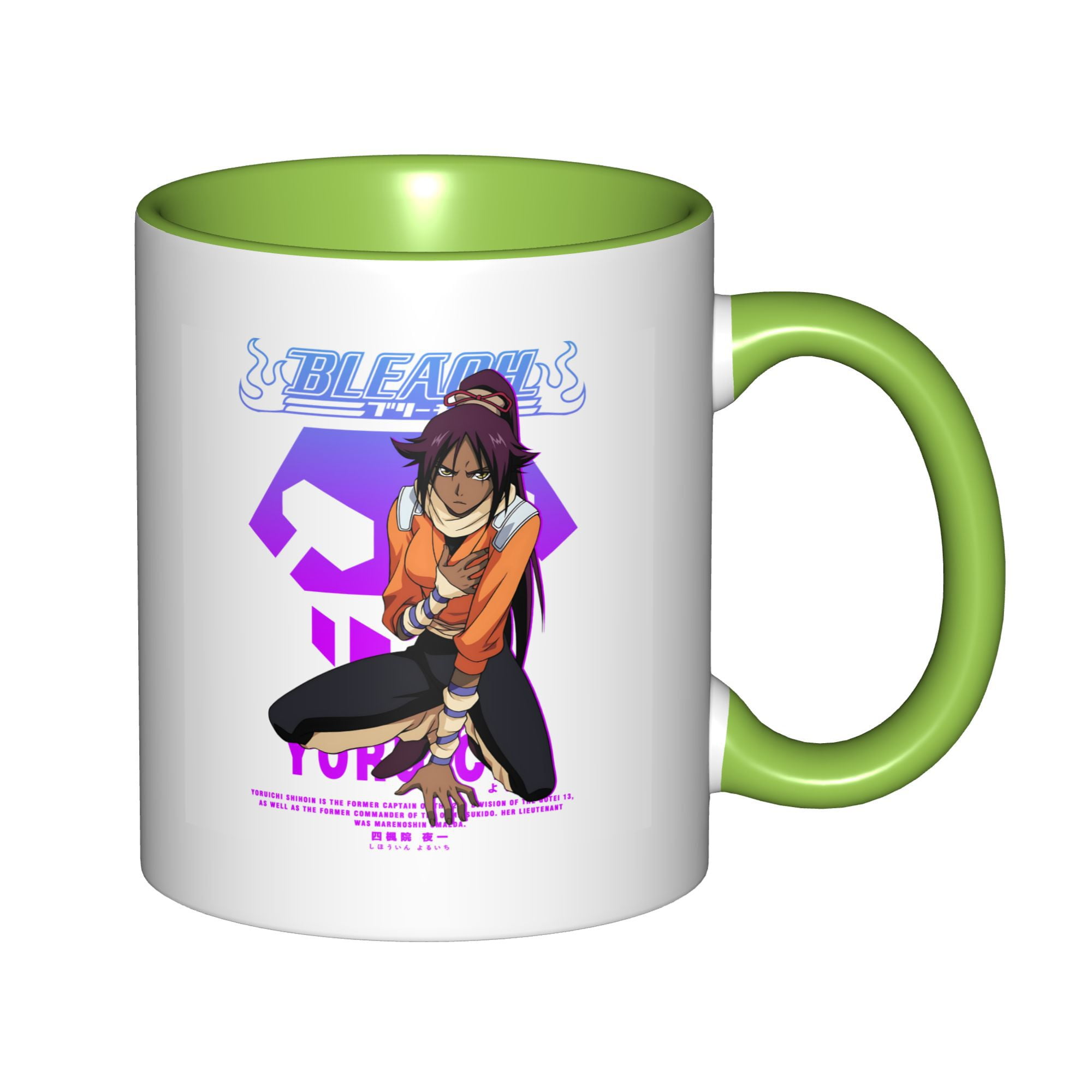 Porcelain Coffee Mug Home Decor Bleach Shihouin Yoruichi Coffee Cup for ...