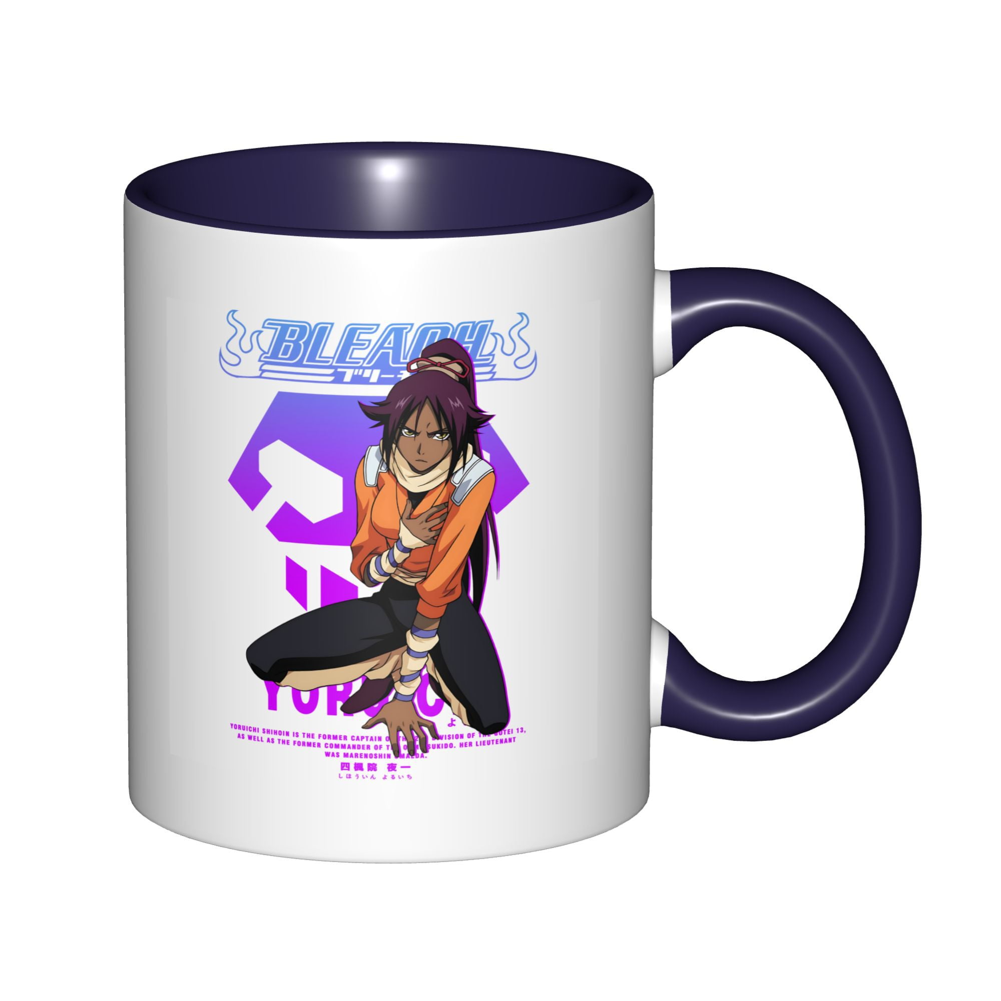 Porcelain Coffee Mug Home Decor Bleach Shihouin Yoruichi Coffee Cup for ...