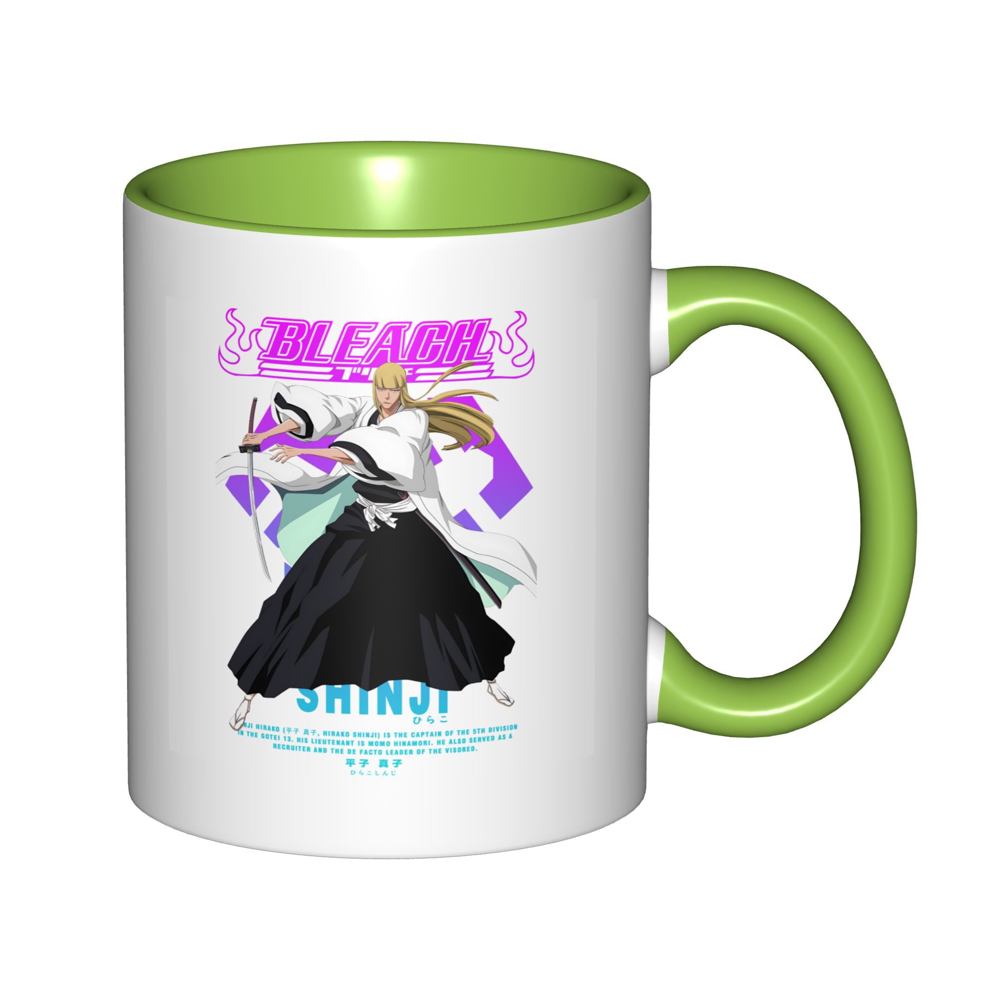 Porcelain Coffee Mug Home Decor Bleach Shinji Hirako Coffee Cup for Tea ...