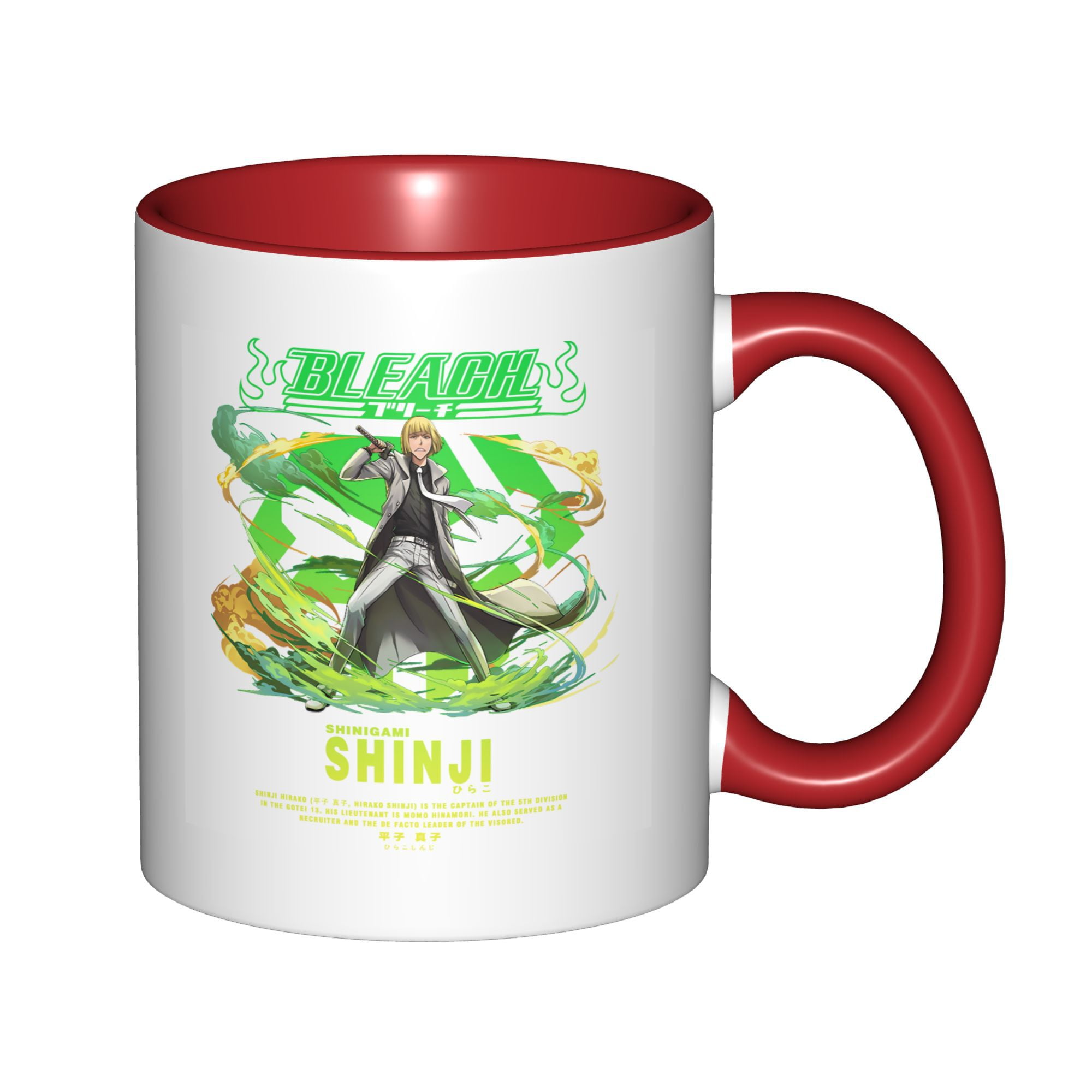 Porcelain Coffee Mug Home Decor Bleach Shinji Hirako Coffee Cup for Tea ...