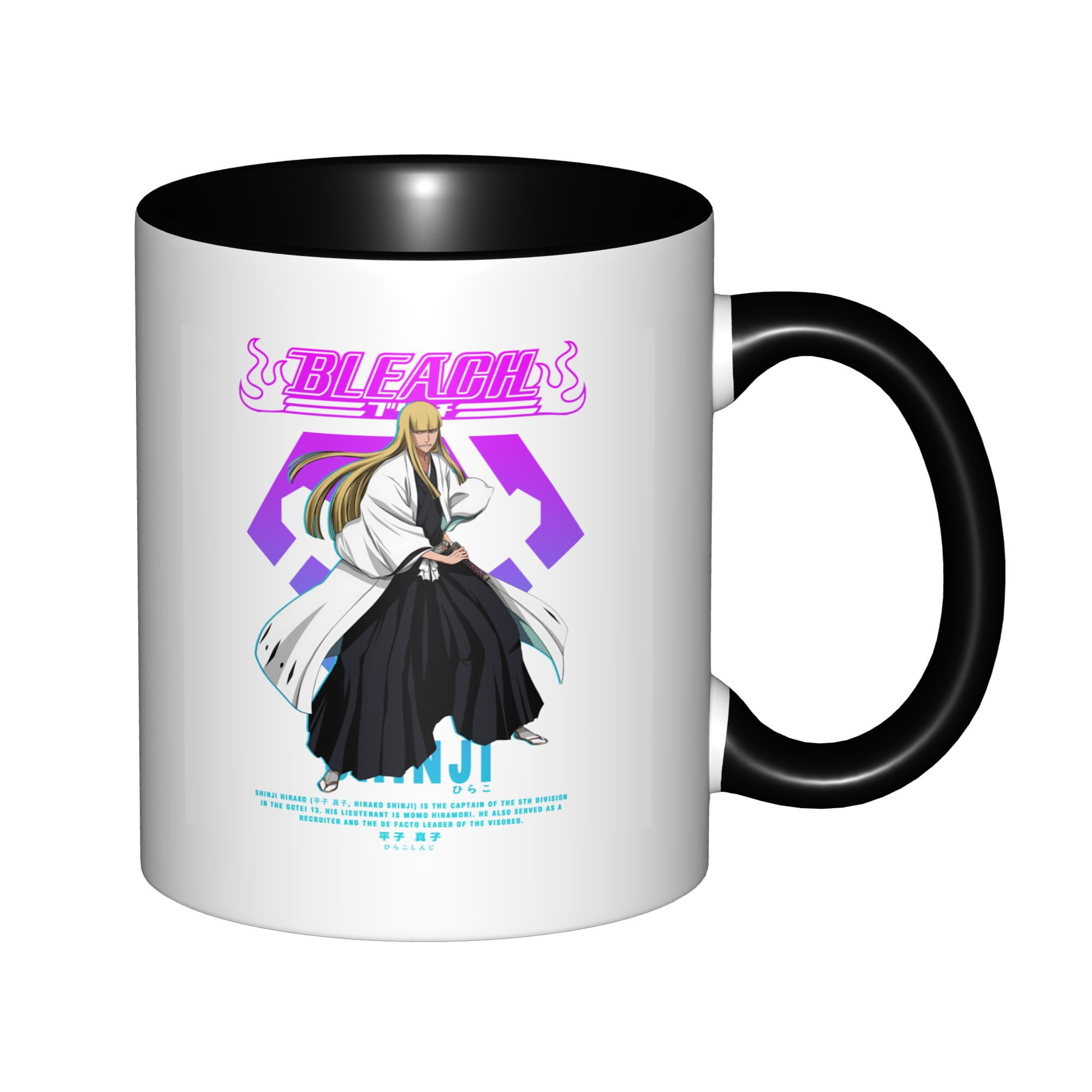 Porcelain Coffee Mug Home Decor Bleach Shinji Hirako Coffee Cup for Tea ...