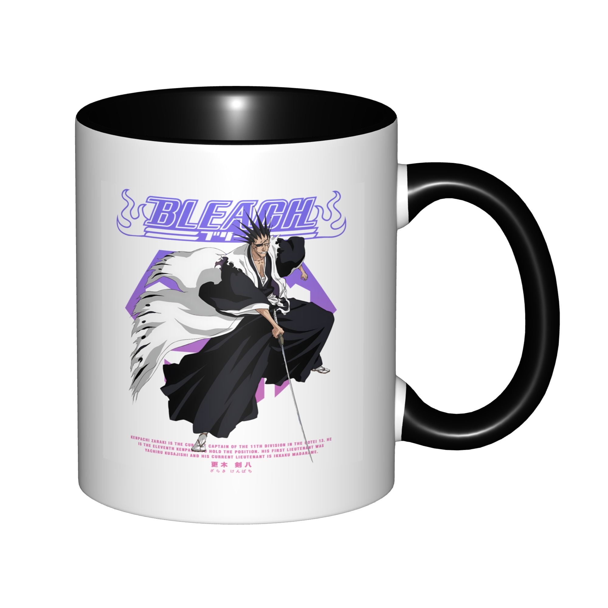 Porcelain Coffee Mug Home Decor Bleach Zaraki Kenpachi Coffee Cup for ...
