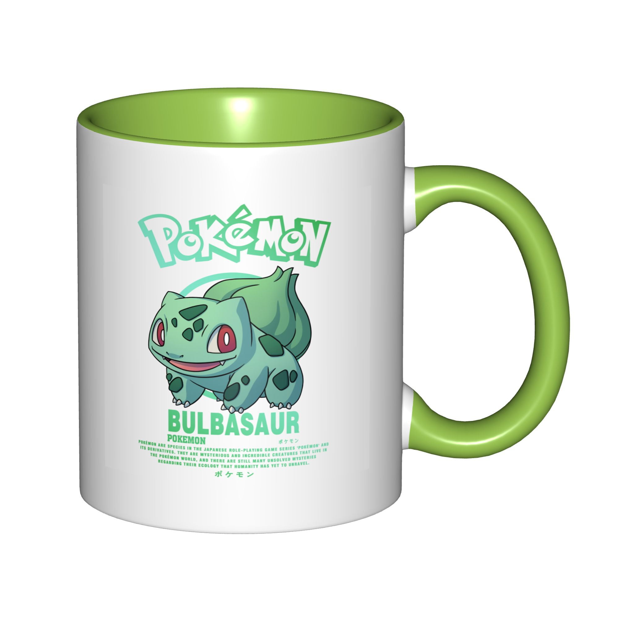 Porcelain Coffee Mug Home Decor Bulbasaur Coffee Cup for Tea Latte ...