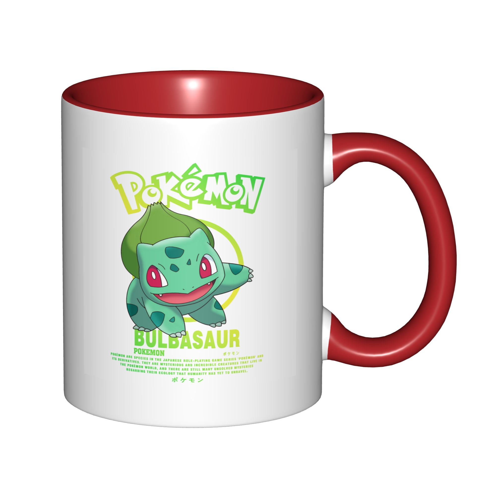 Porcelain Coffee Mug Home Decor Bulbasaur Coffee Cup for Tea Latte ...
