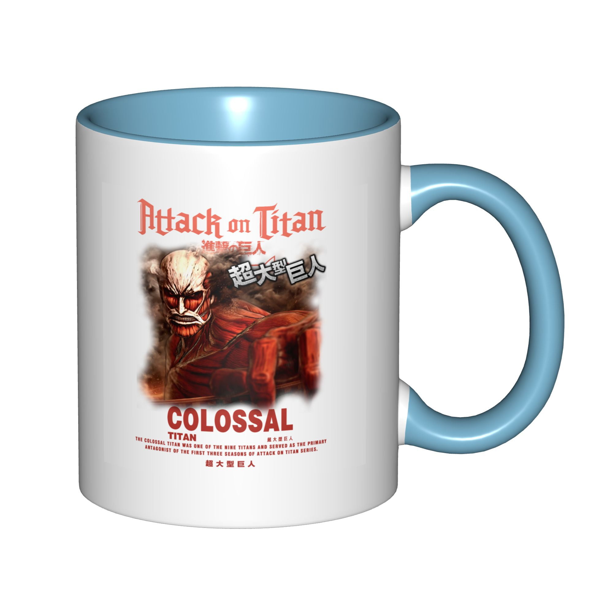 Porcelain Coffee Mug Home Decor Colossal Titan Attack on Titan Coffee ...
