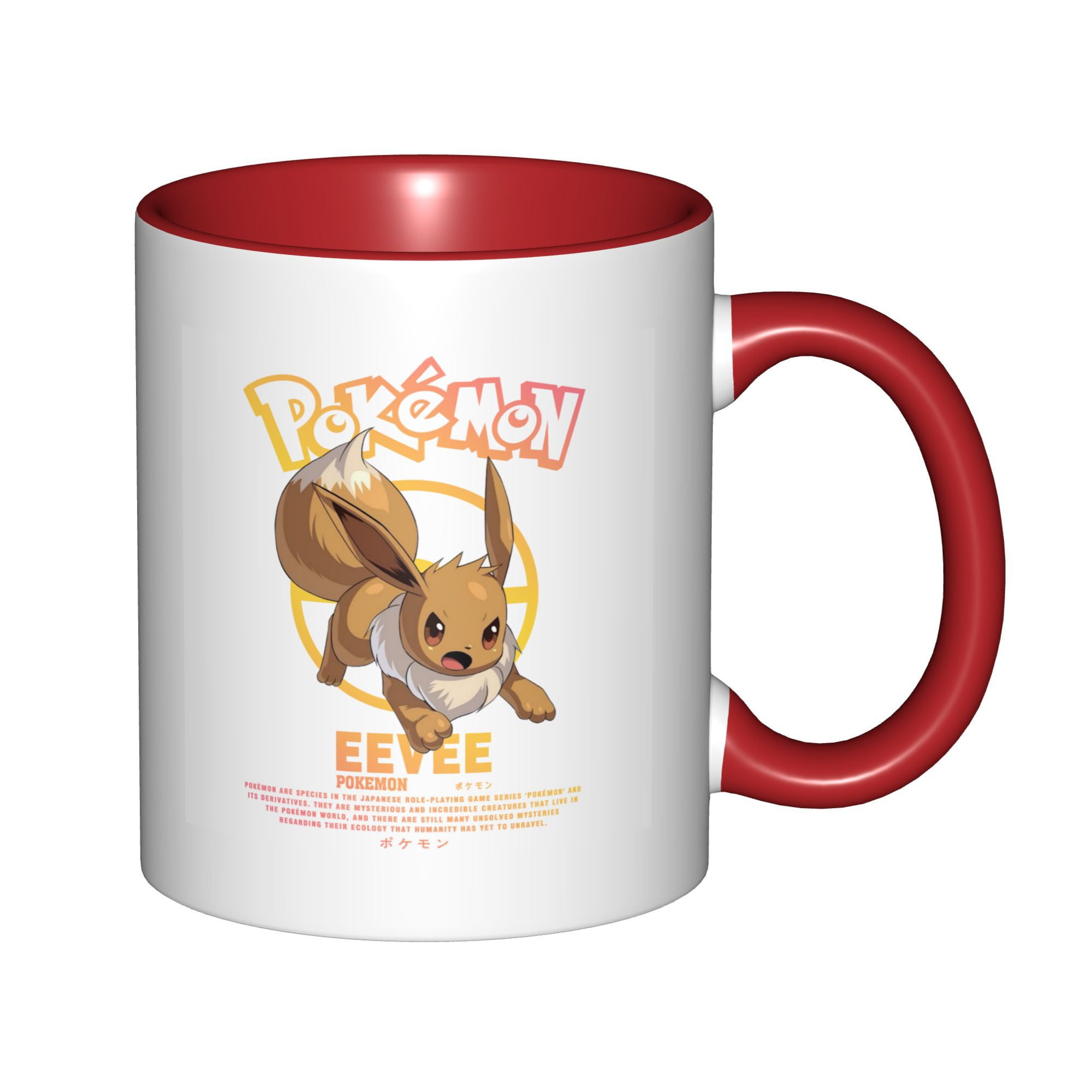 Porcelain Coffee Mug Home Decor Eeveelution Eevee Coffee Cup for Tea ...