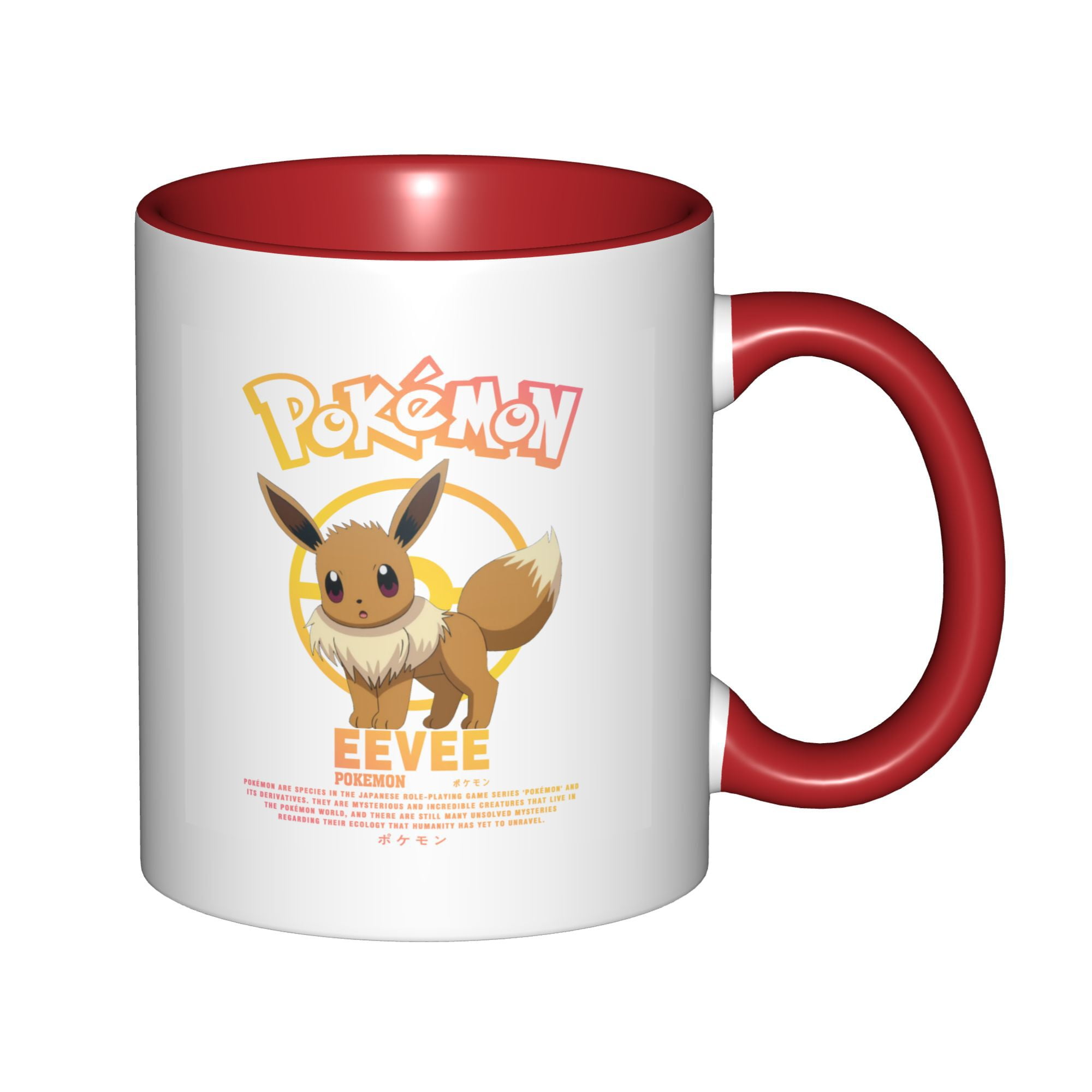 Porcelain Coffee Mug Home Decor Eeveelution Eevee Coffee Cup for Tea ...