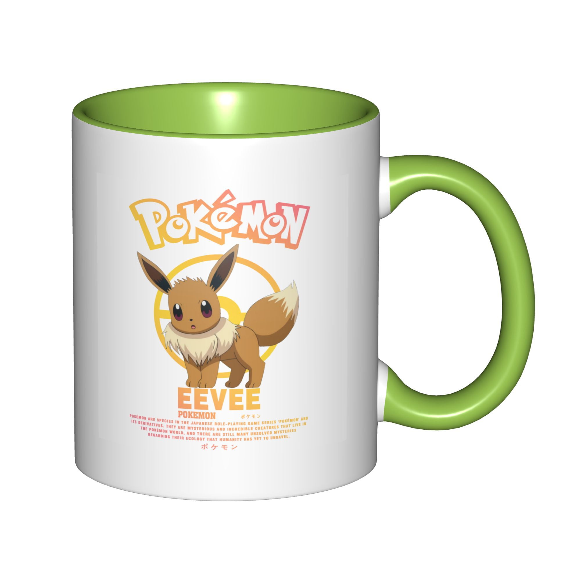 Porcelain Coffee Mug Home Decor Eeveelution Eevee Coffee Cup for Tea ...