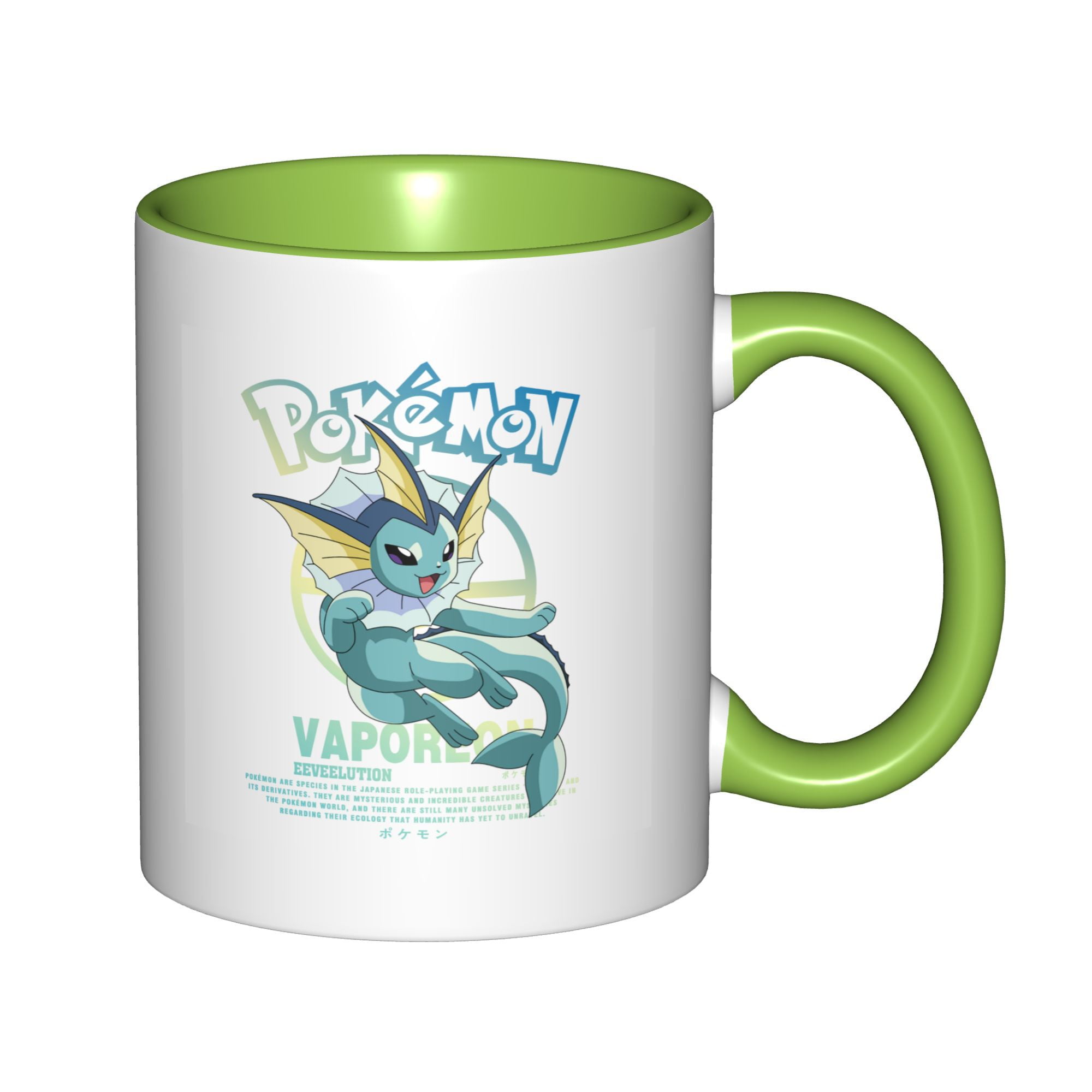 Porcelain Coffee Mug Home Decor Eeveelution Vaporeon Coffee Cup for Tea ...