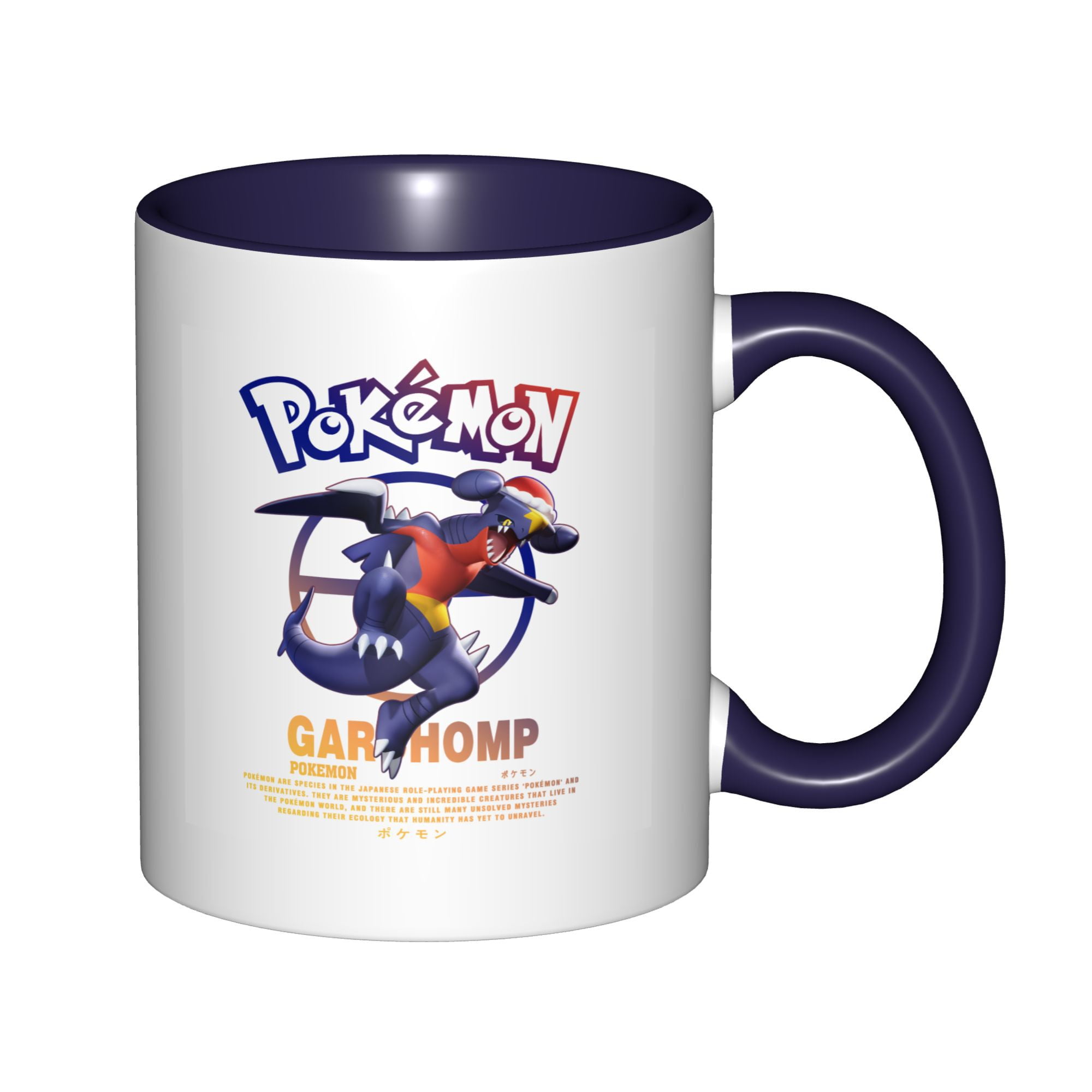 Porcelain Coffee Mug Home Decor Garchomp Coffee Cup for Tea Latte ...