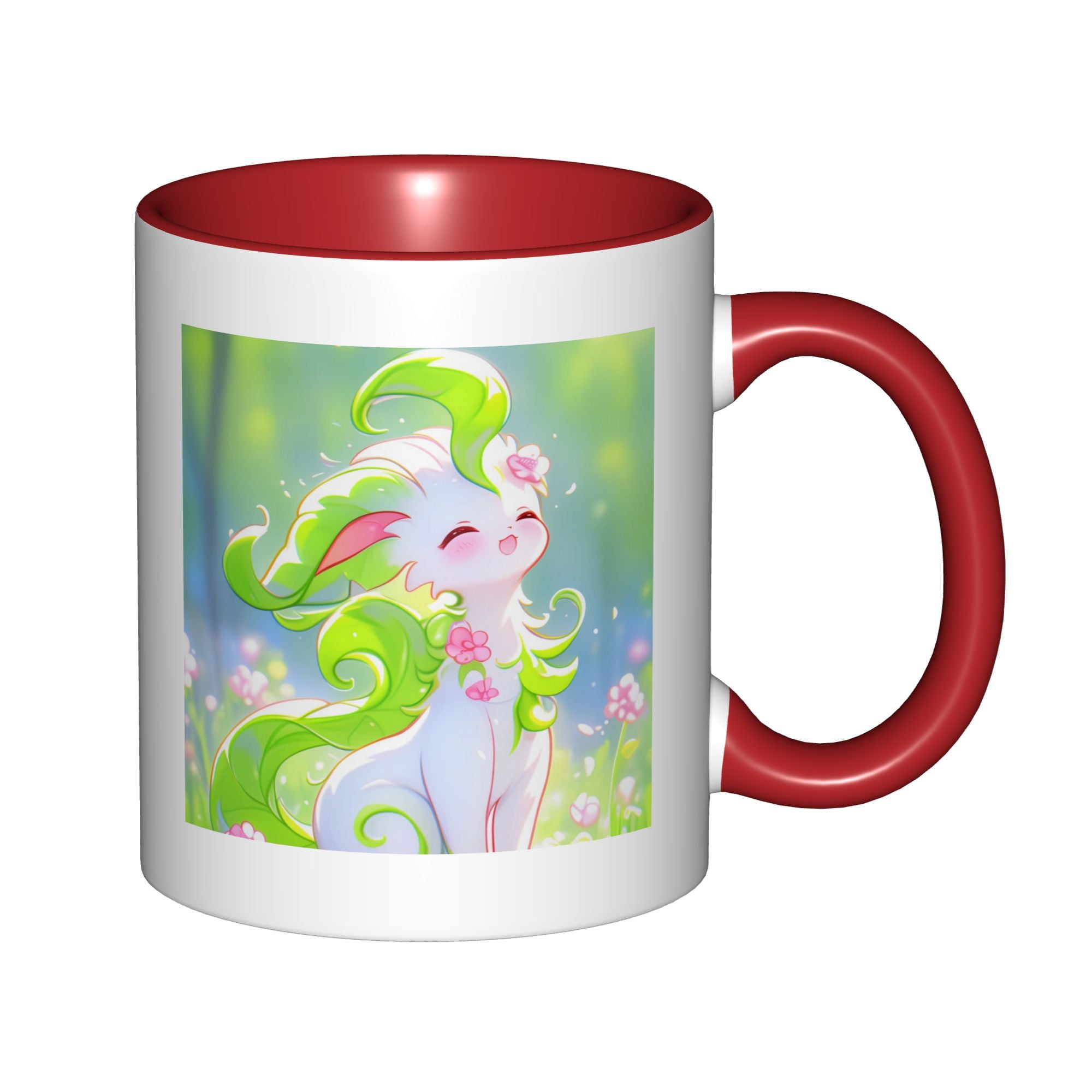 Porcelain Coffee Mug Home Decor Leafeon Coffee Cup for Tea Latte ...