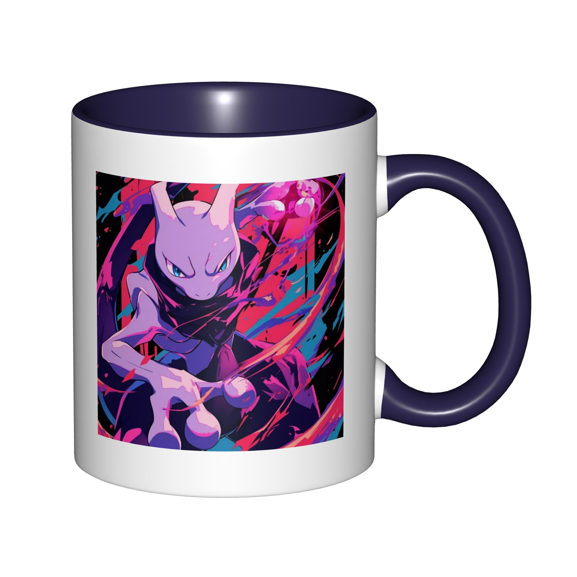 Porcelain Coffee Mug Home Decor Mewtwo Coffee Cup for Tea Latte ...