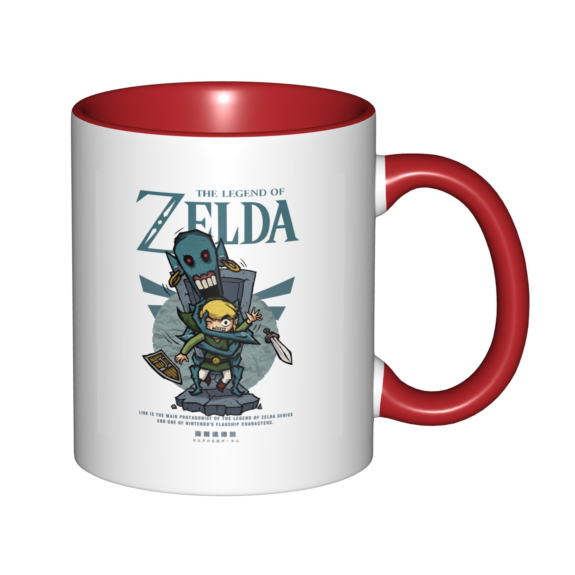 Porcelain Coffee Mug Home Decor The Legend of Zelda Link Coffee Cup for ...