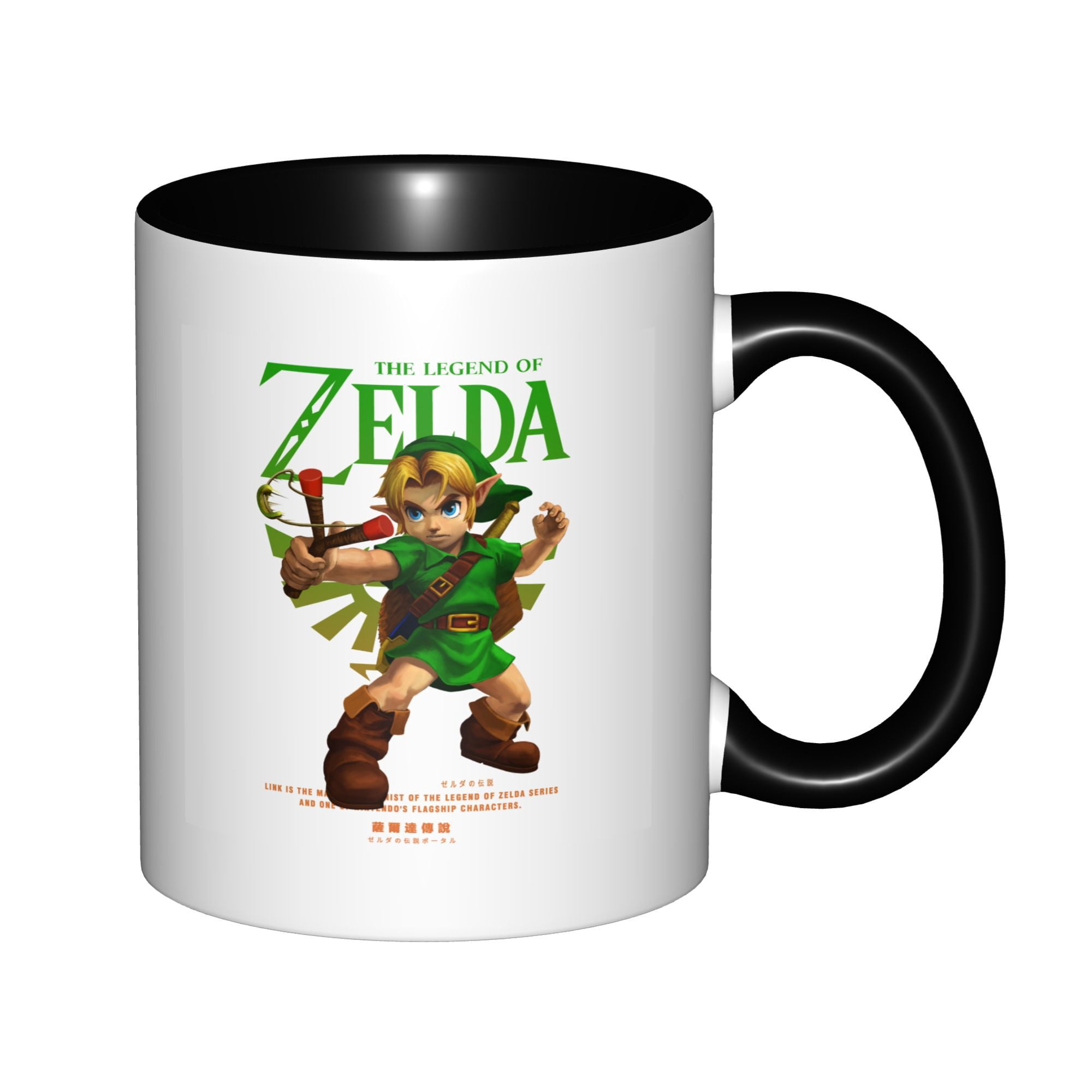Porcelain Coffee Mug Home Decor The Legend of Zelda Link Coffee Cup for Tea Latte Cappuccino ...