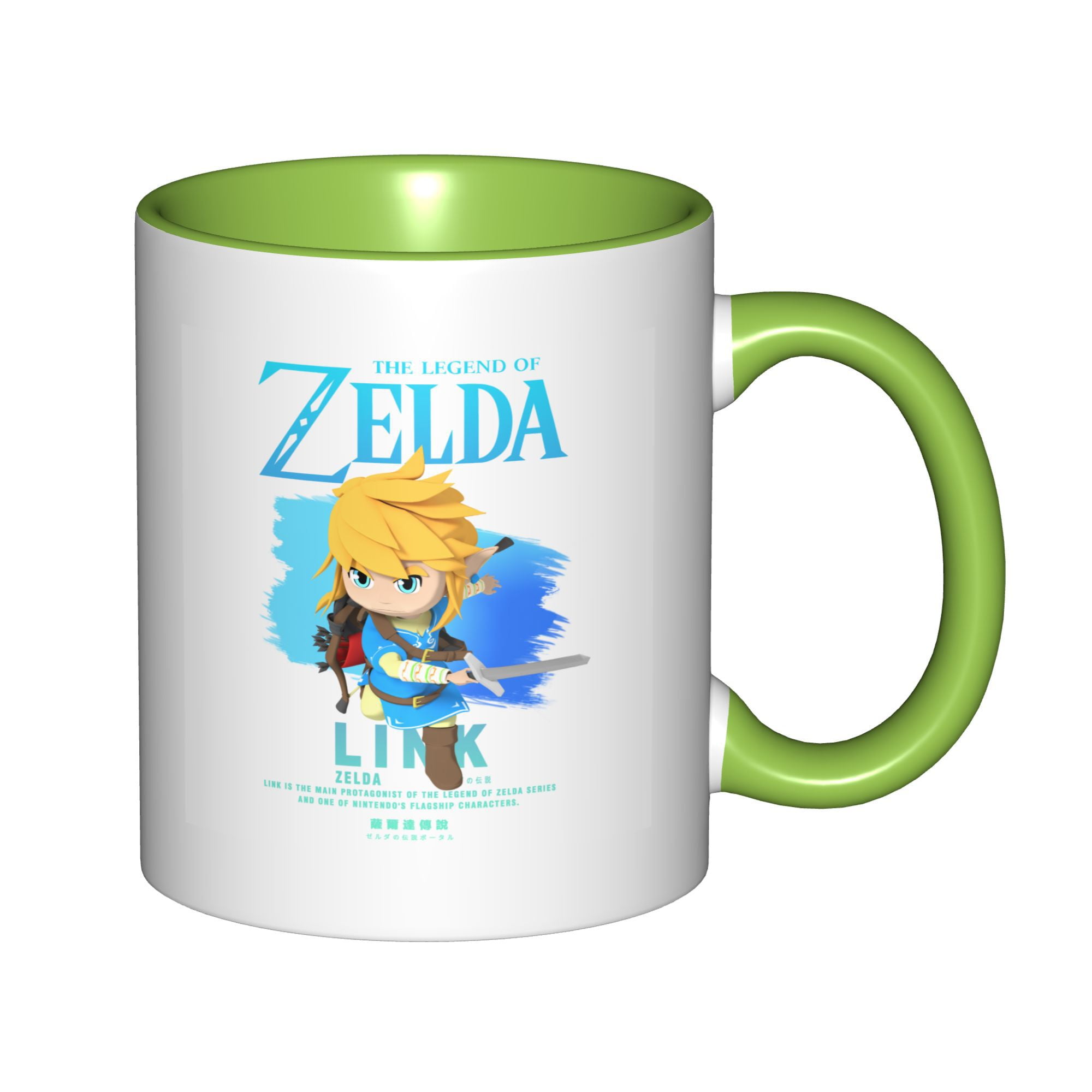 Porcelain Coffee Mug Home Decor The Legend of Zelda Link Coffee Cup for ...