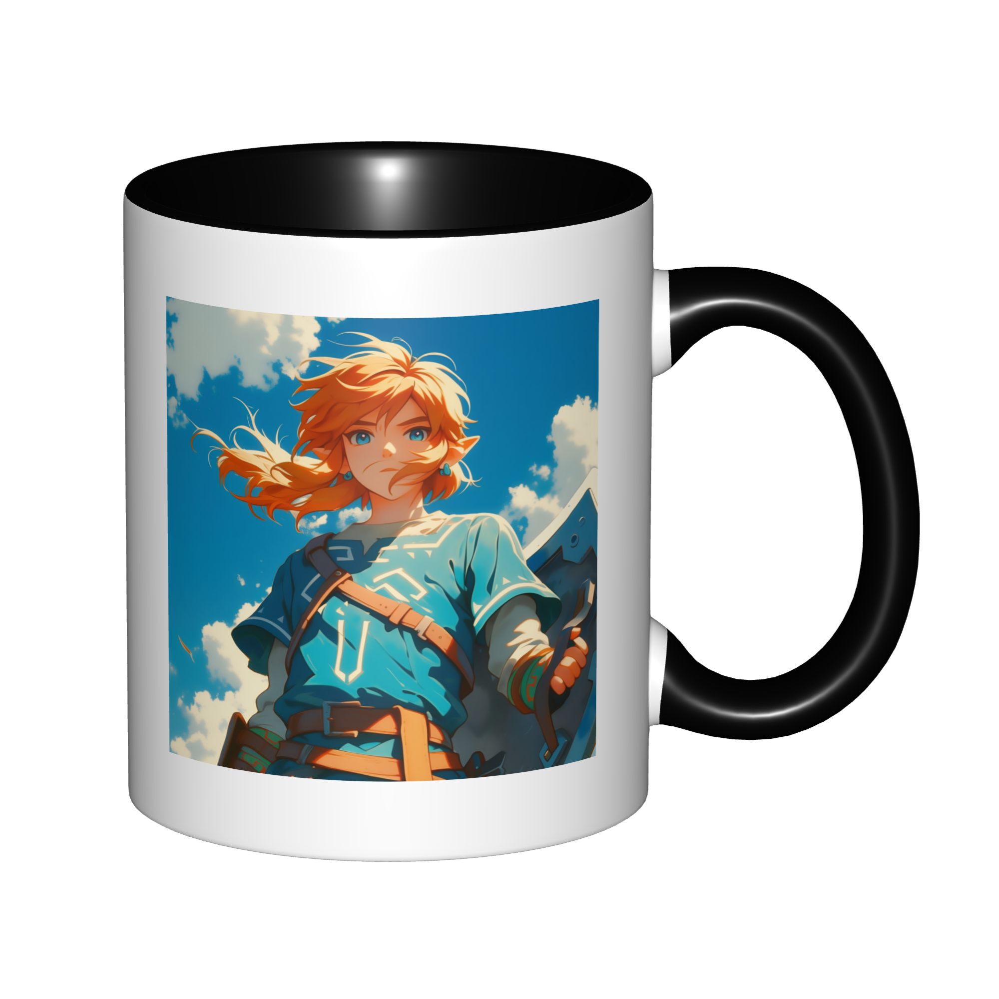 Porcelain Coffee Mug Home Decor The Legend of Zelda Link Coffee Cup for ...