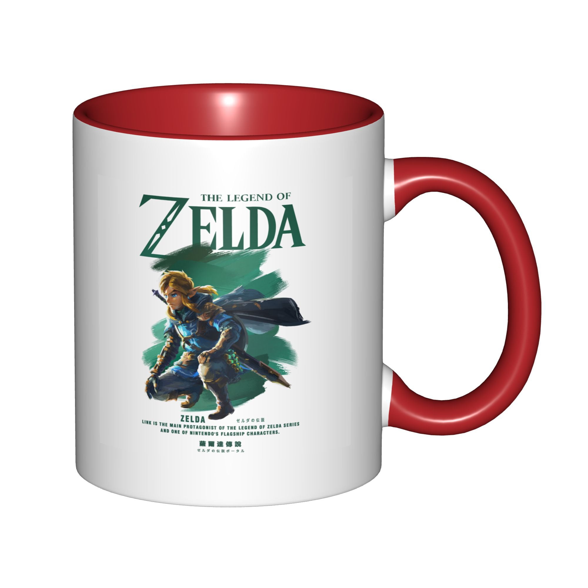 Porcelain Coffee Mug Home Decor The Legend of Zelda Link Coffee Cup for ...
