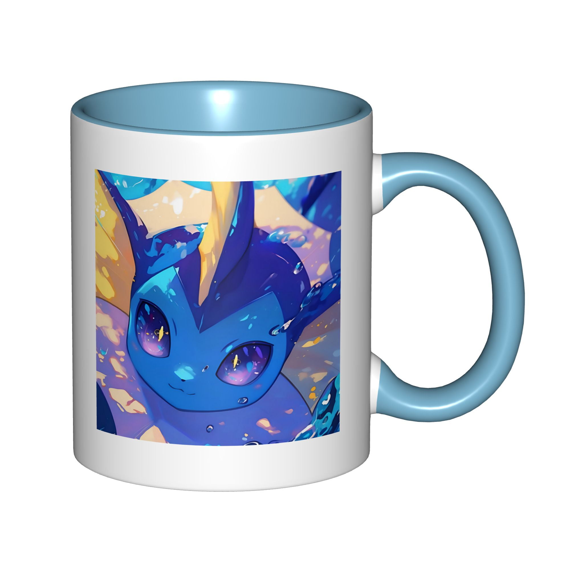 Porcelain Coffee Mug Home Decor Vaporeon Coffee Cup for Tea Latte ...