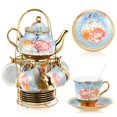 Porcelain Coffee & Tea Serving Set Simplicity Style 20 Piece - Walmart.com