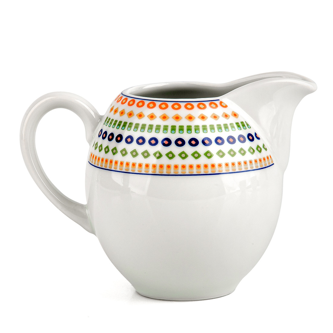 Porcelain Cream Jug 11.83 fl oz (350 ml) Antique Mosaic Porcelain Milk ...
