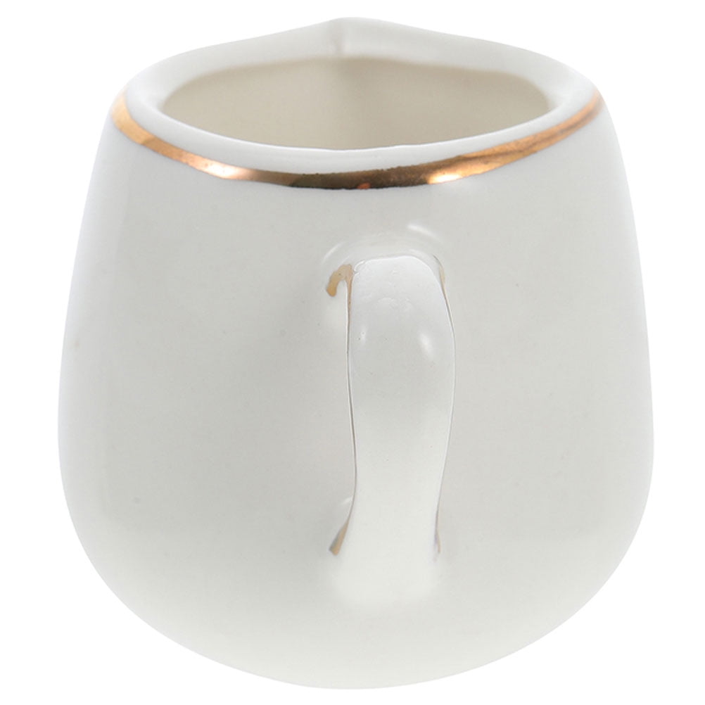 Porcelain Creamer Pitcher Coffee Jug Syrup Sauce Honey Serving Pitcher ...