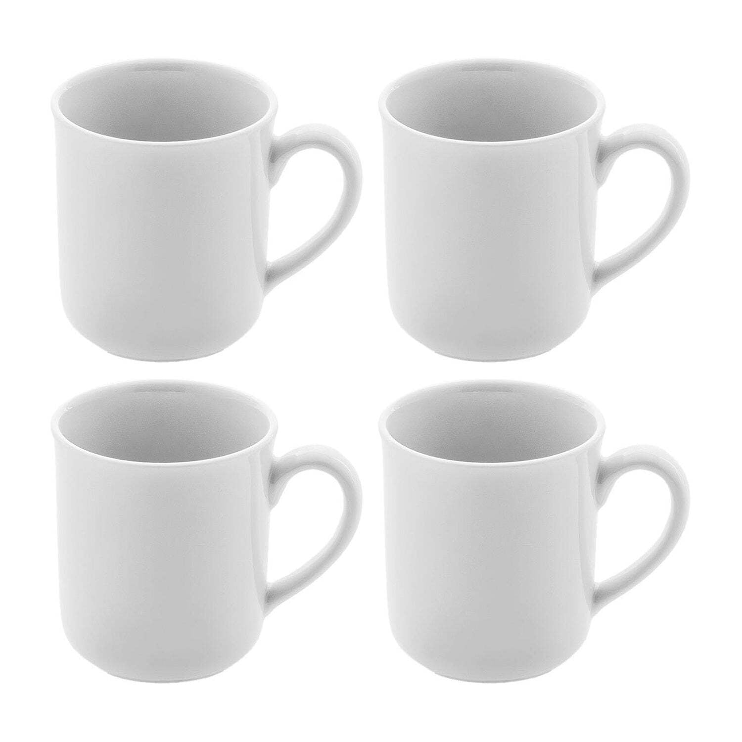 Porcelain Delta-Coupe dia.3.25" h:3.5" 10 oz. Round White Porcelain Mug ...