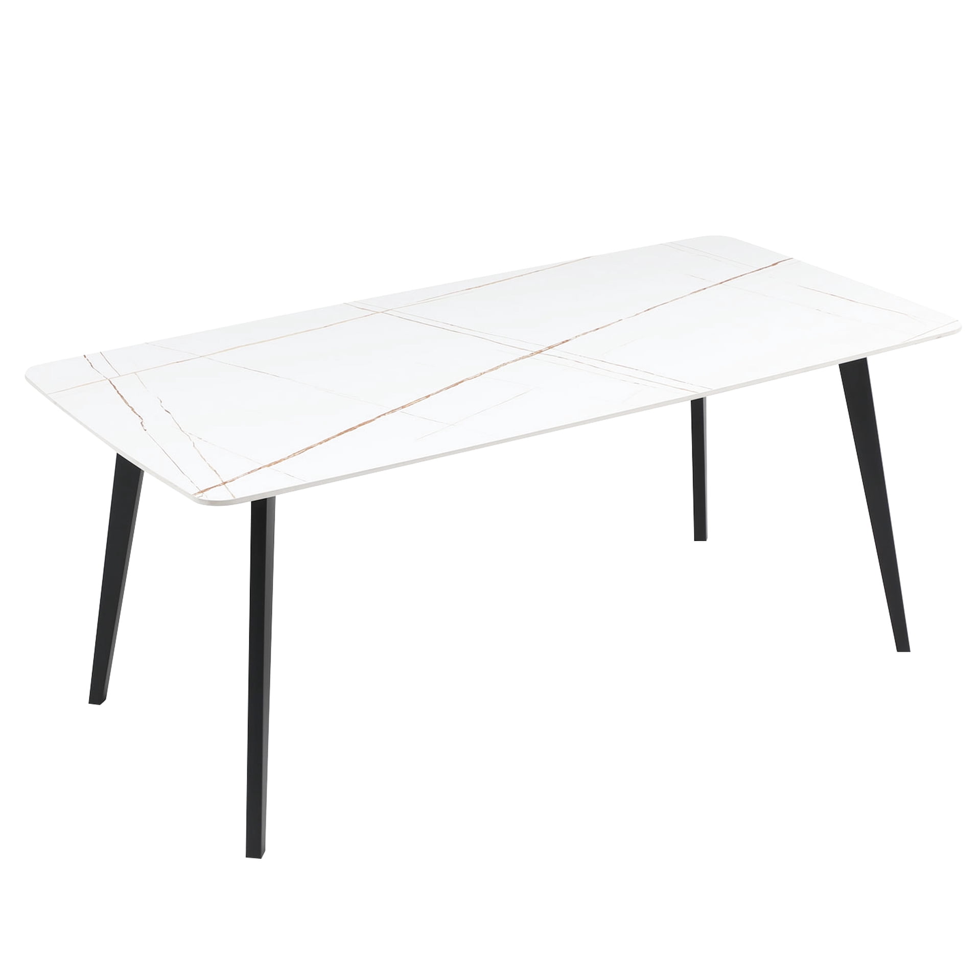 Porcelain Dining Table 70" White, For Years, Easy Assembly Instructions ...