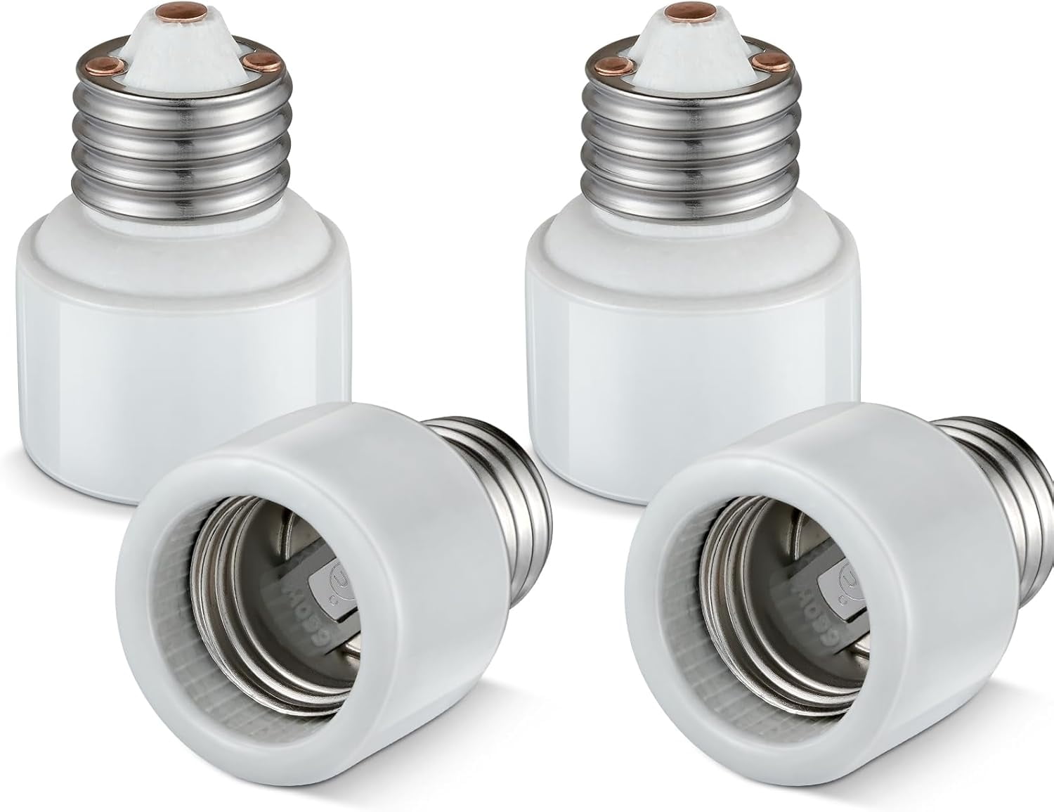 Porcelain E26 Light Socket Extender, E26 E27 to E26 E27 LED CFL ...