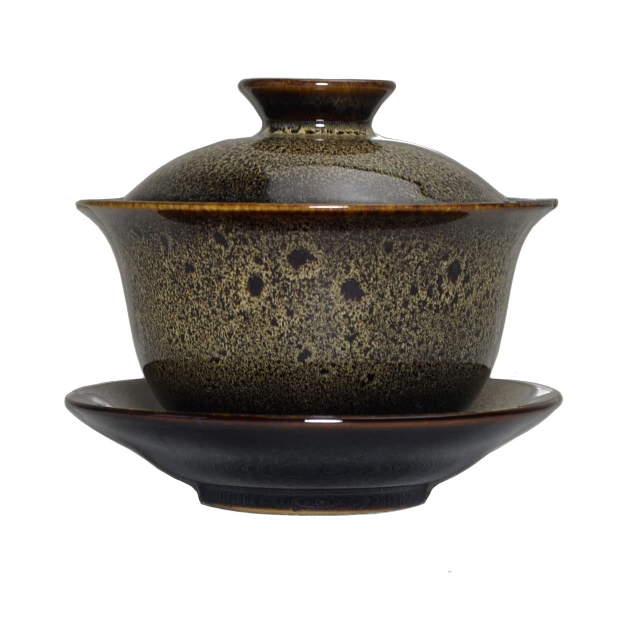 Porcelain Gaiwan 6oz Teacup Color Glazed Cups Tureen Chinese Sancai ...