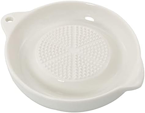 Porcelain Grater Plate White Ceramic Multipurpose Grinder Plate ...
