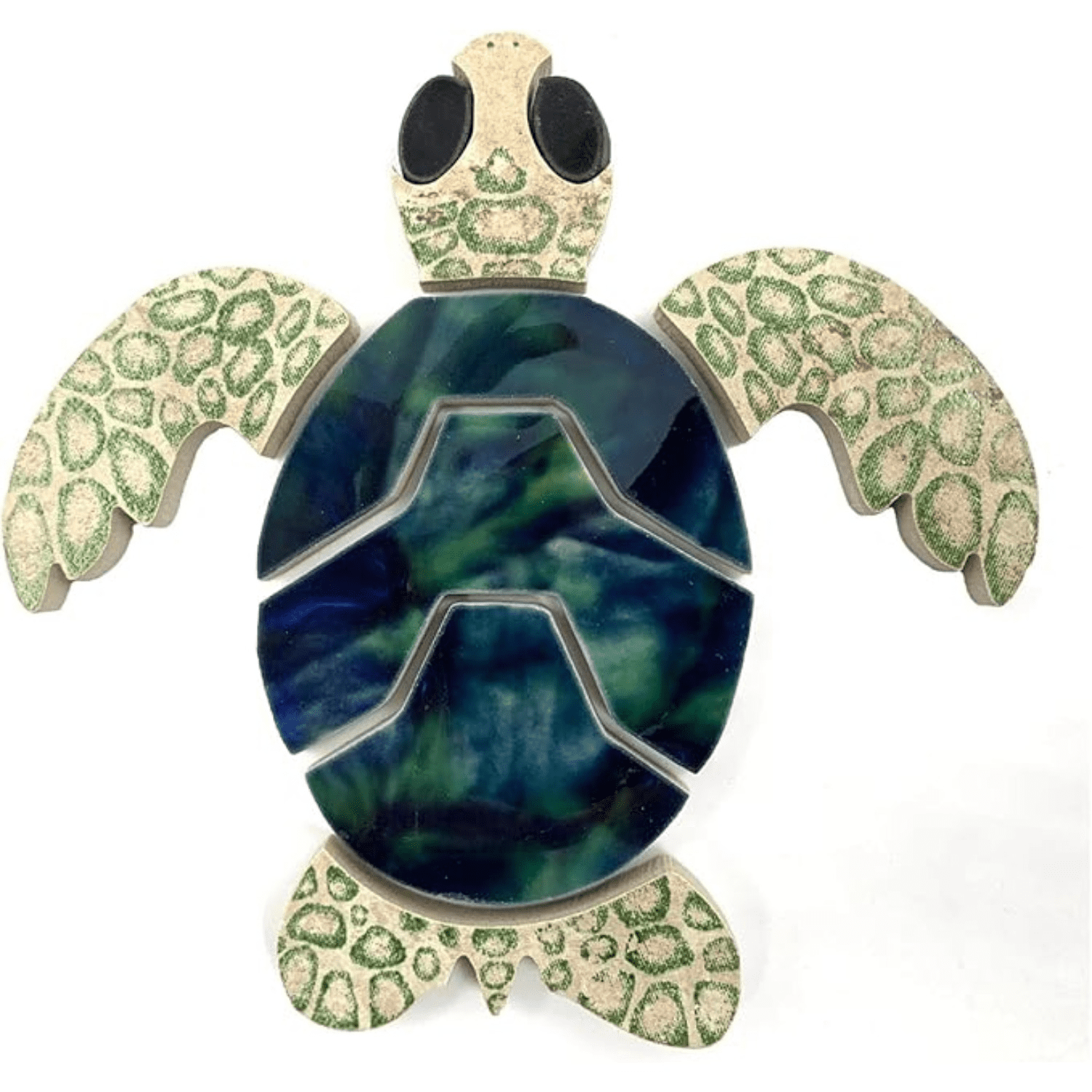 Porcelain Green Sea Turtle Pool Mosaic Tile, Underwater Mosaic Swimming ...