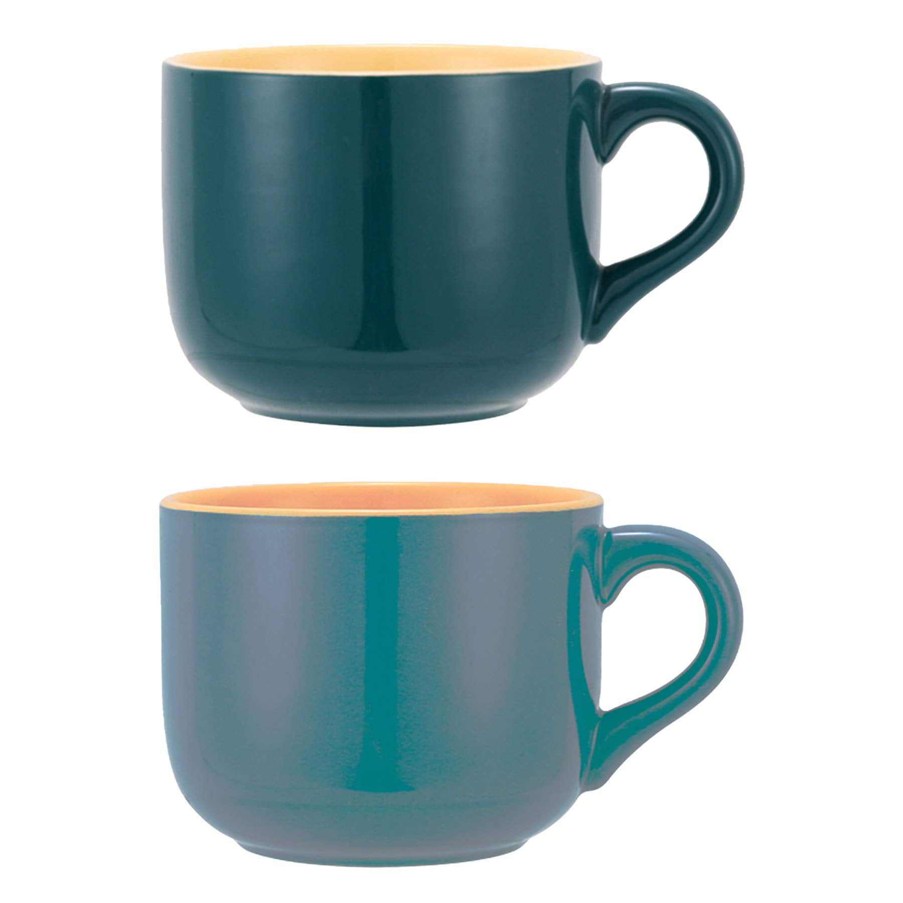 Porcelain Large Oatmeal Mug - 23 Ounces(680mL) Wide Coffee Mug ...