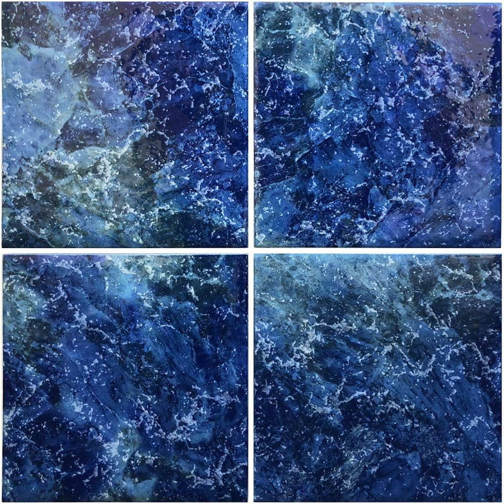 Porcelain Mosaic Tile Hawaiian Blue for Swimming Pool Tile Spa Bathroom ...