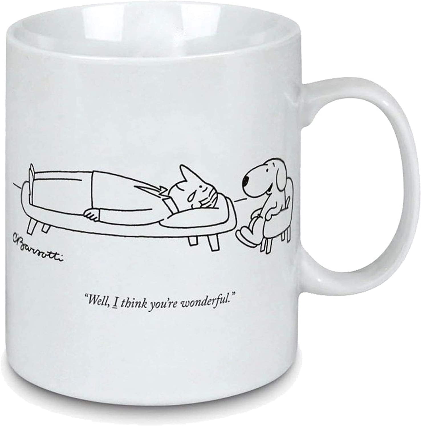 Porcelain Mug - New Yorker Cartoon You Are Wonderful - Perfect For Dog ...