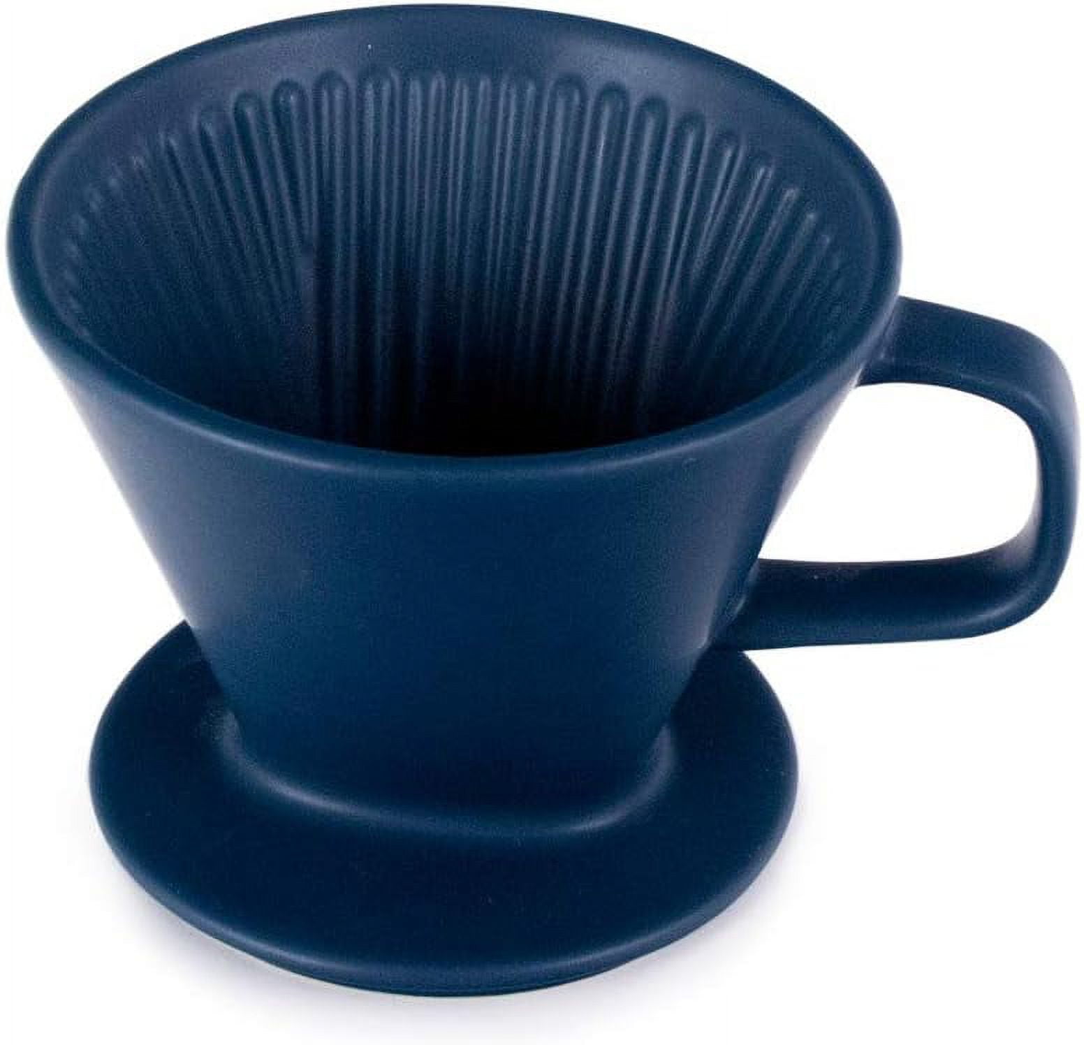 Porcelain Pour Over Coffee Brewing Coffee Filter Cup Reusable Coffee ...