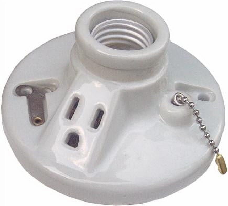 Porcelain Receptacles Pullchain with Outlet Screw Terminals - Walmart.com