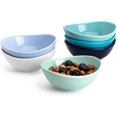 Porcelain Small Bowls 4 oz Set of 6 - Assorted Colors for Dipping ...